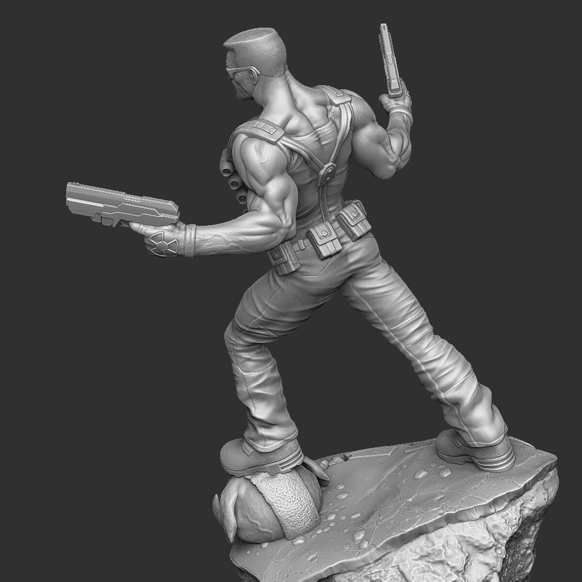 Duke Nukem With Boar's Head - 3D Model by naeem32