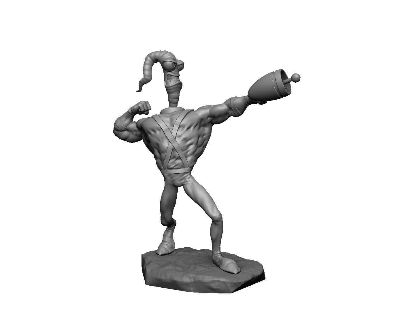 Earthworm Jim - 3D Model by naeem32