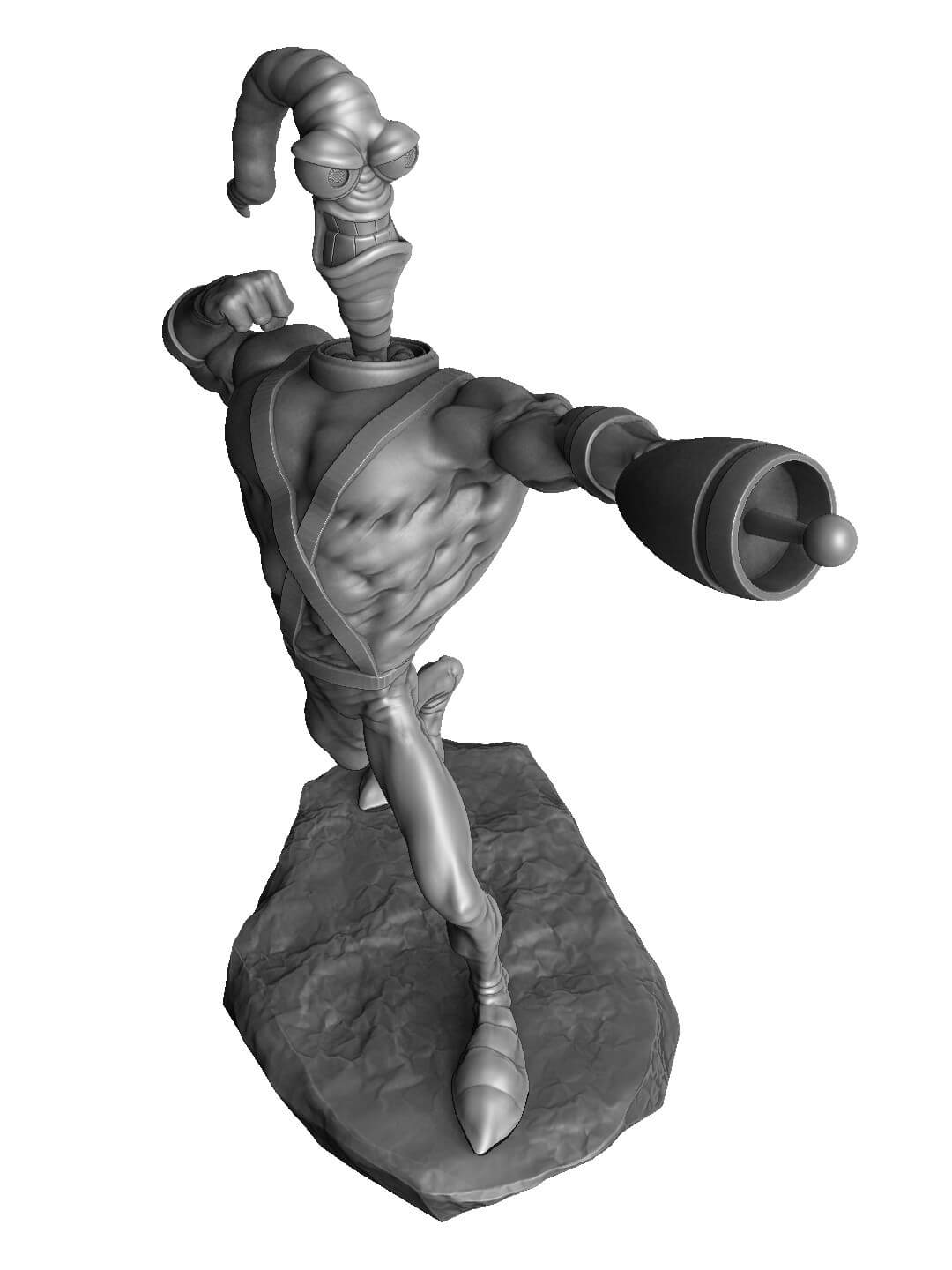Earthworm Jim - 3D Model by naeem32