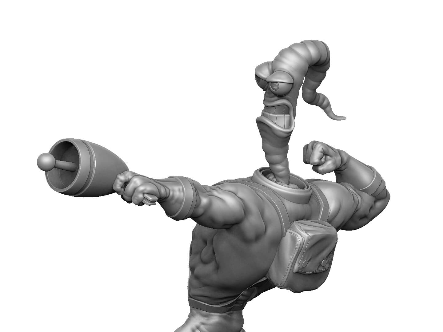 Earthworm Jim - 3D Model by naeem32