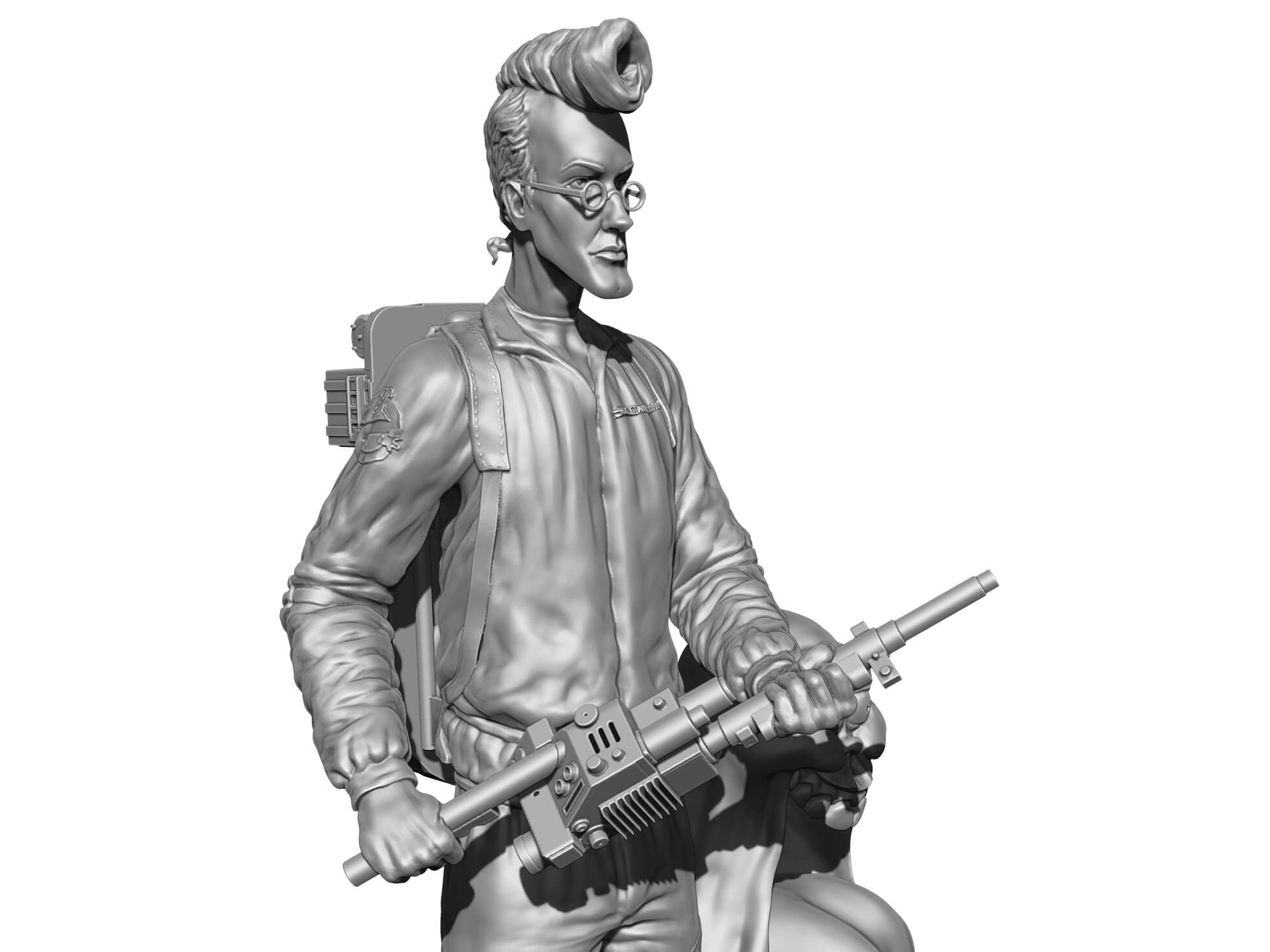 Egon Spengler and Slimer From The Movie "Ghostbusters&a - 3D Model by ...