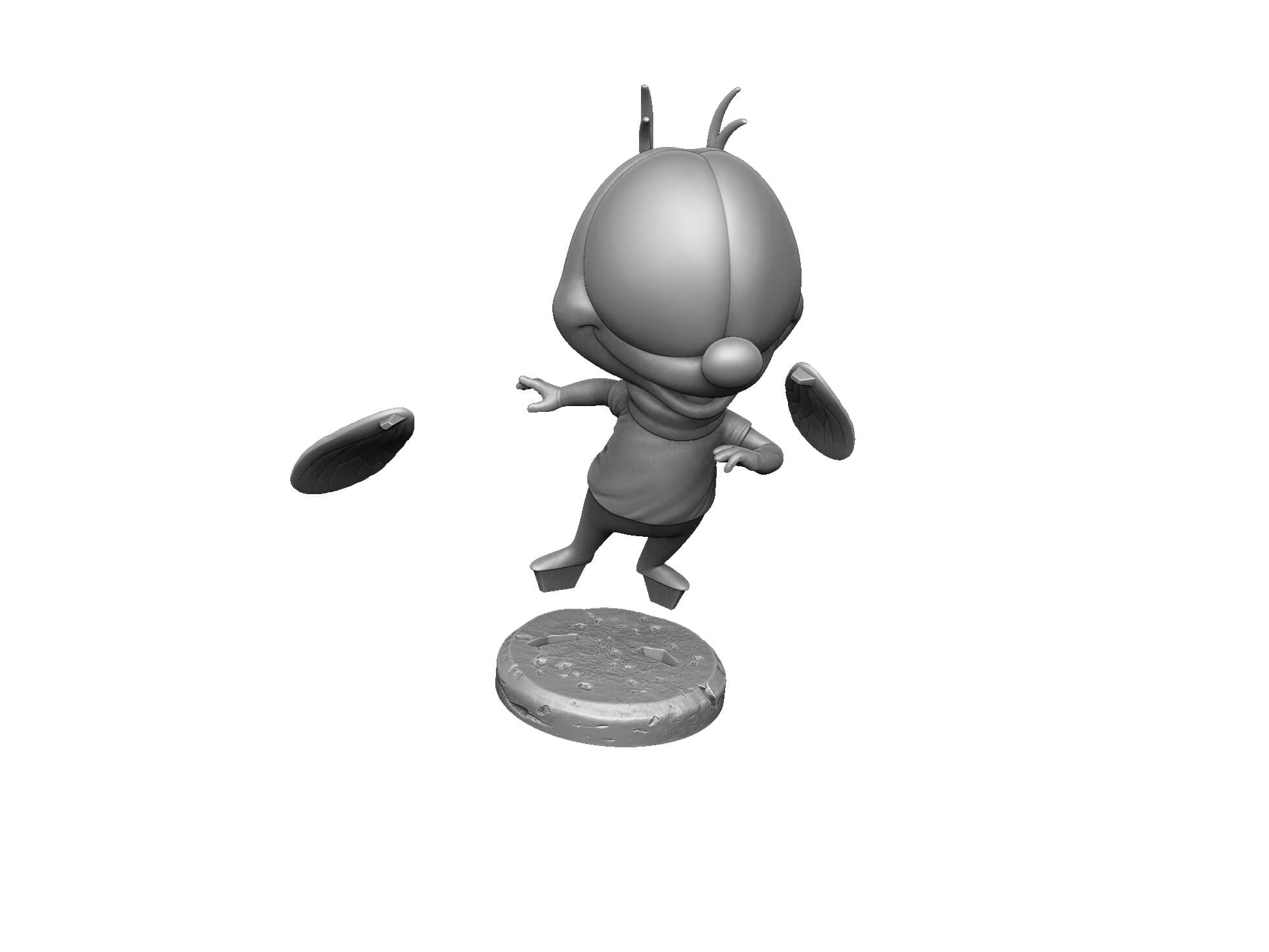 Fly Zipper From Chip 'N Dale Rescue Rangers (3 Options) - 3D Model by ...