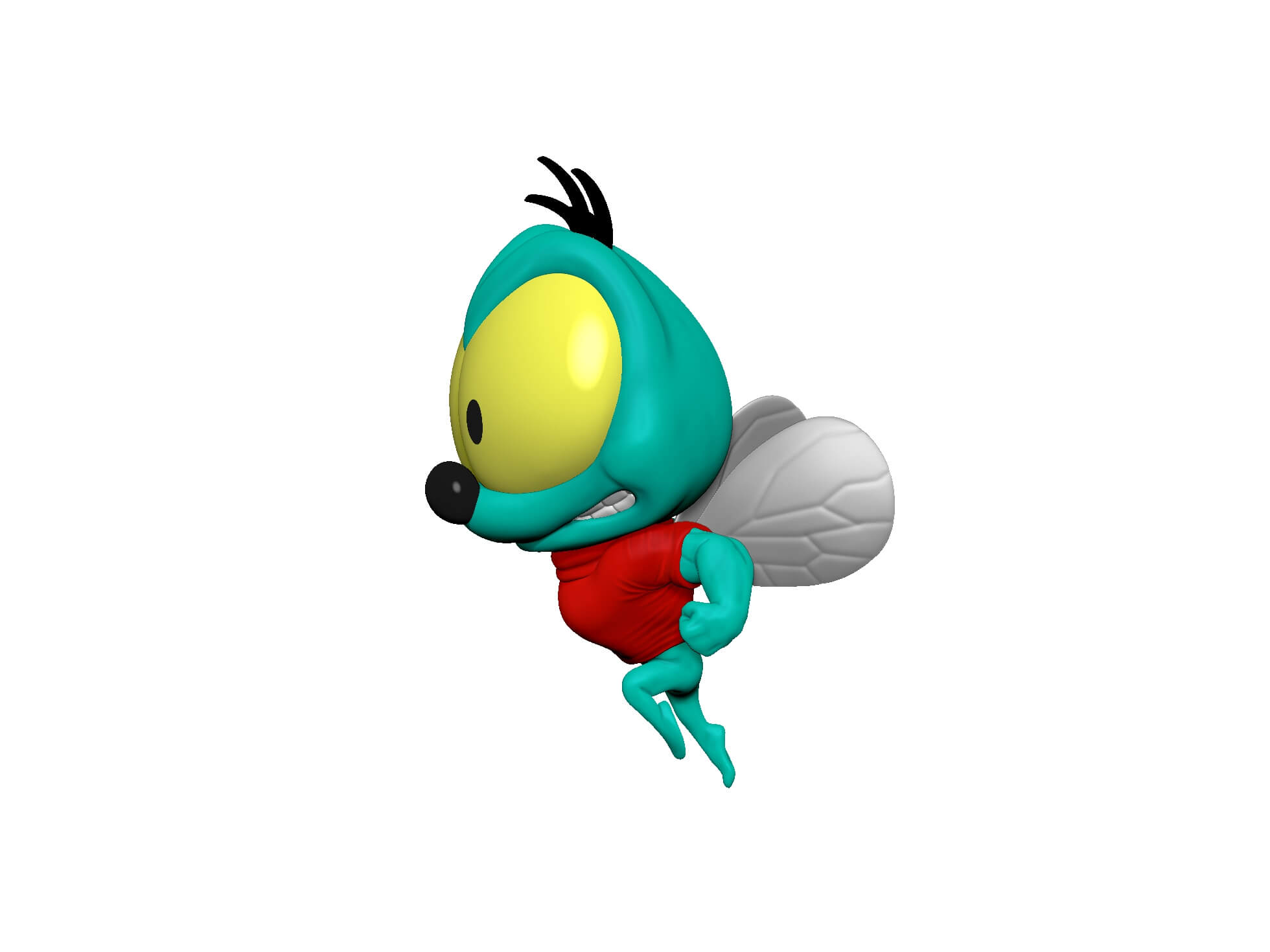 Fly Zipper From Chip 'N Dale Rescue Rangers (3 Options) - 3D Model by ...