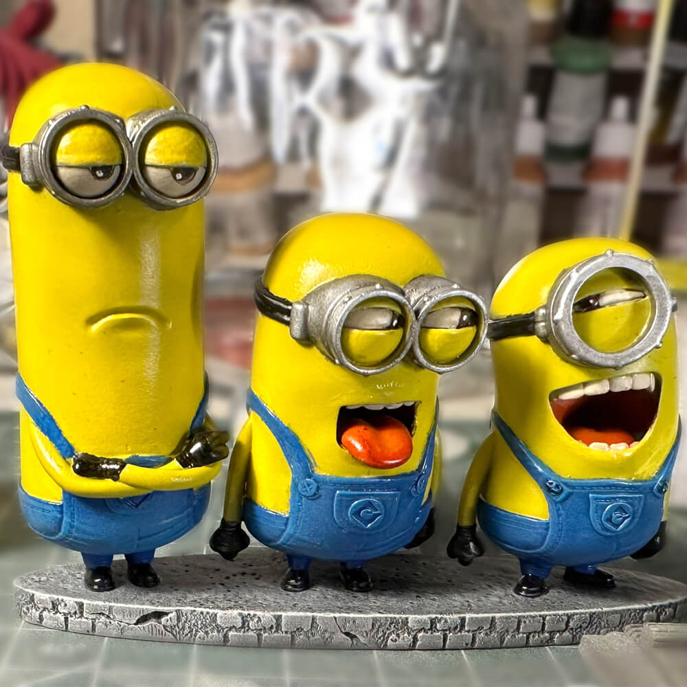 Minions for 3d print STL 3D Render, Digital Art by naeem32