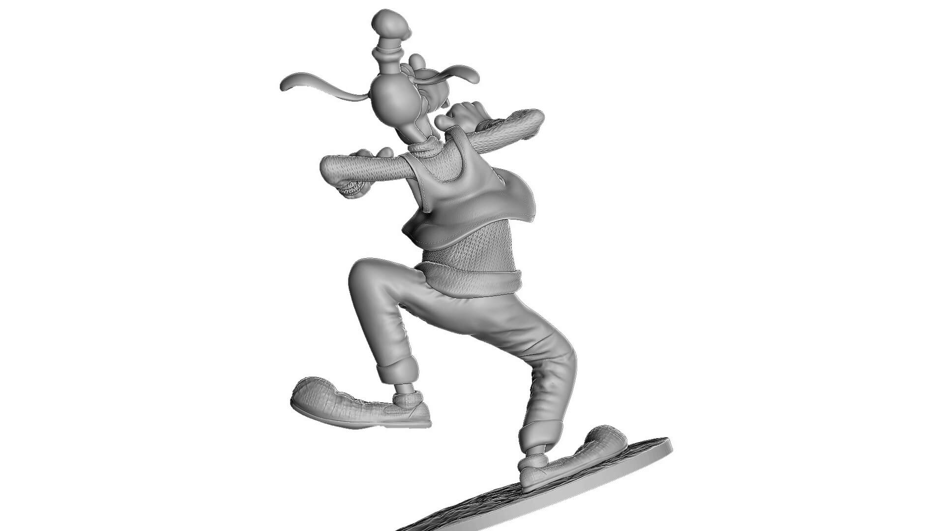 Goofy for 3D Printing Stl by naeem32