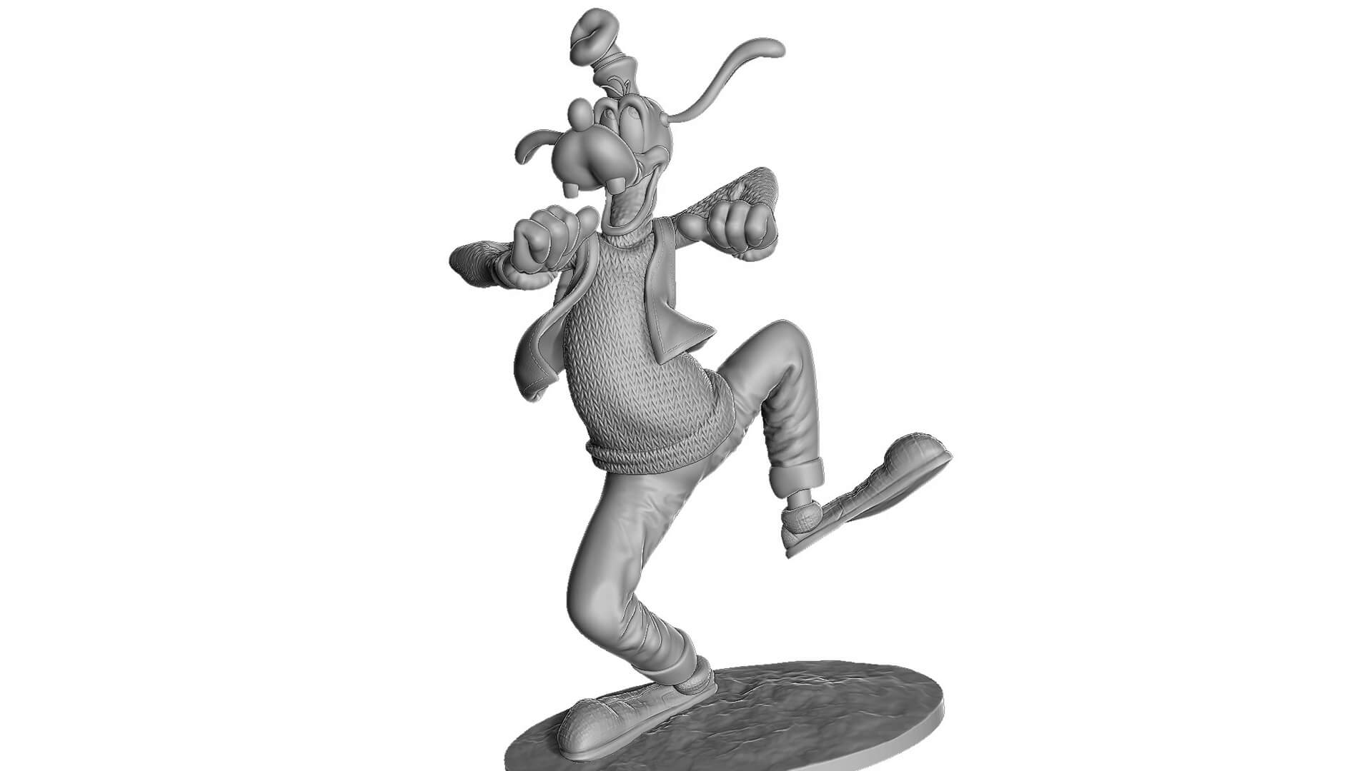 Goofy (Walt Disney) - 3D Model by naeem32