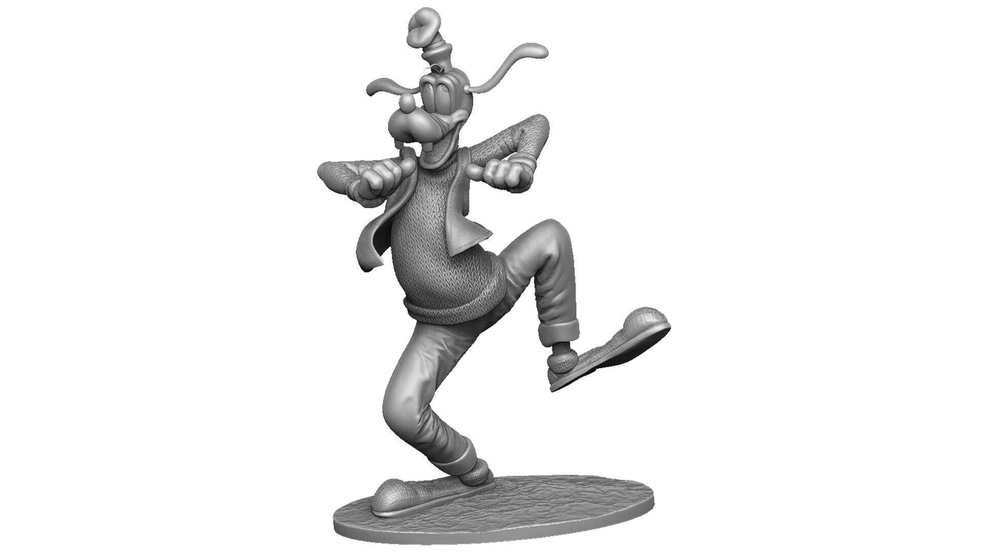 Goofy (Walt Disney) - 3D Model by naeem32