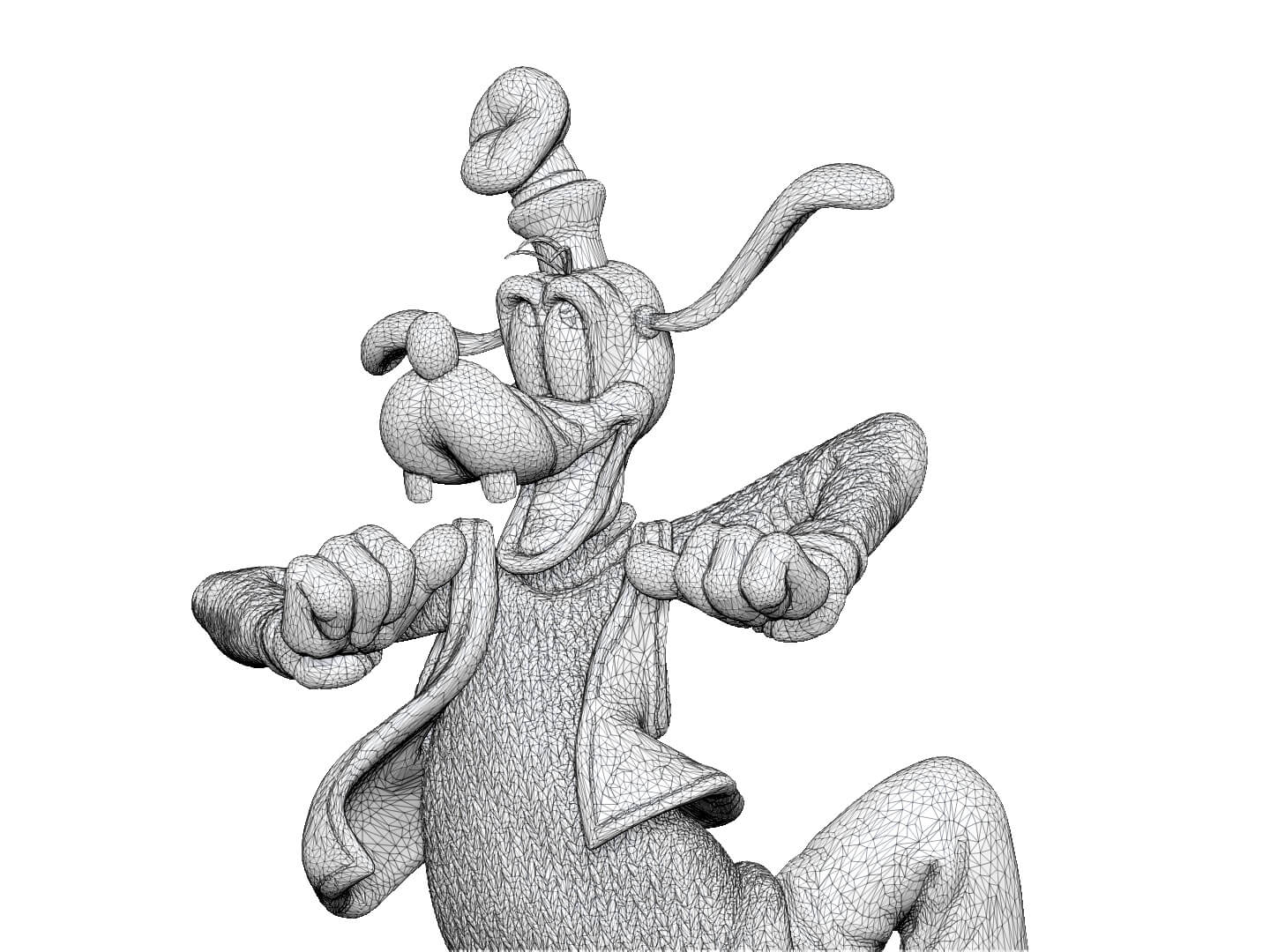 Goofy (Walt Disney) - 3D Model by naeem32