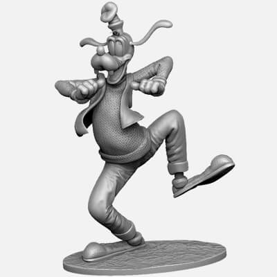 Goofy (Walt Disney) - 3D Model by naeem32