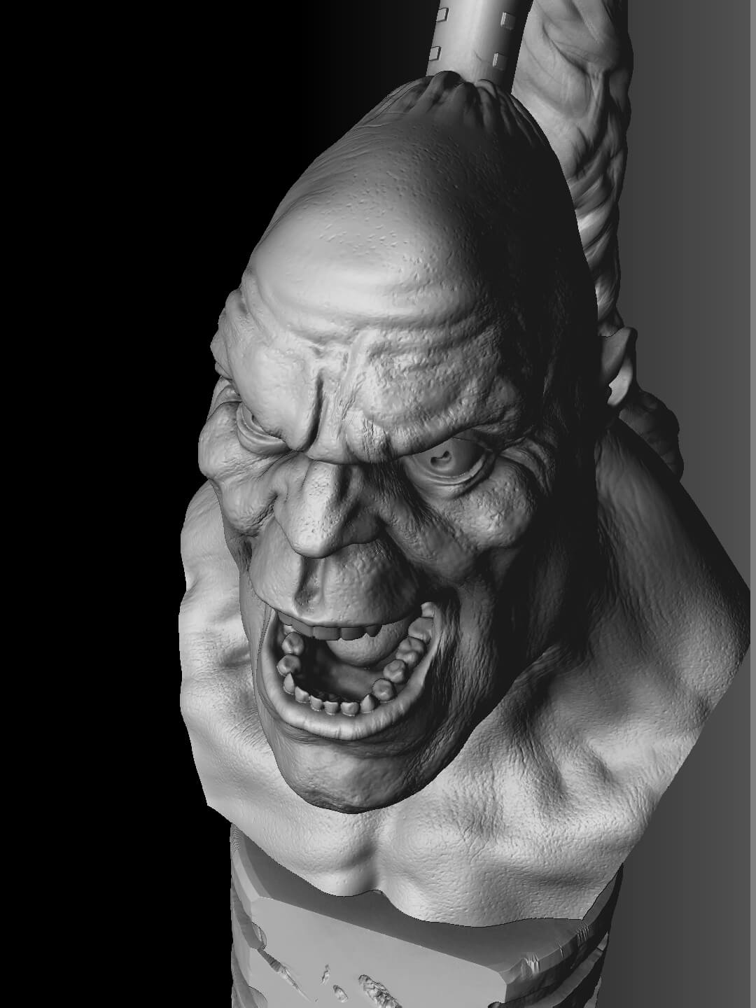 Goro 1995. Bust - 3D Model by naeem32