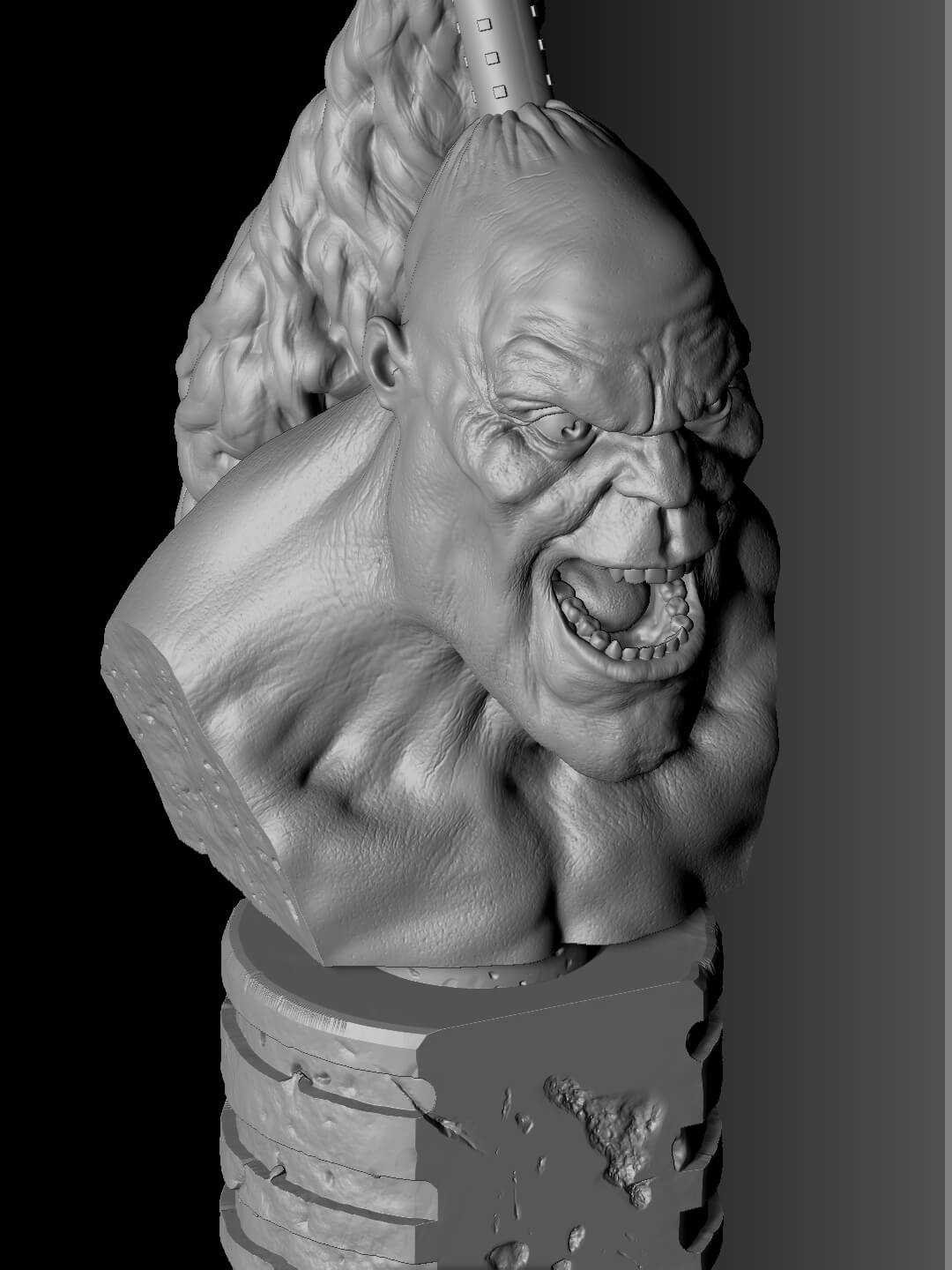 Goro 1995. Bust - 3D Model by naeem32