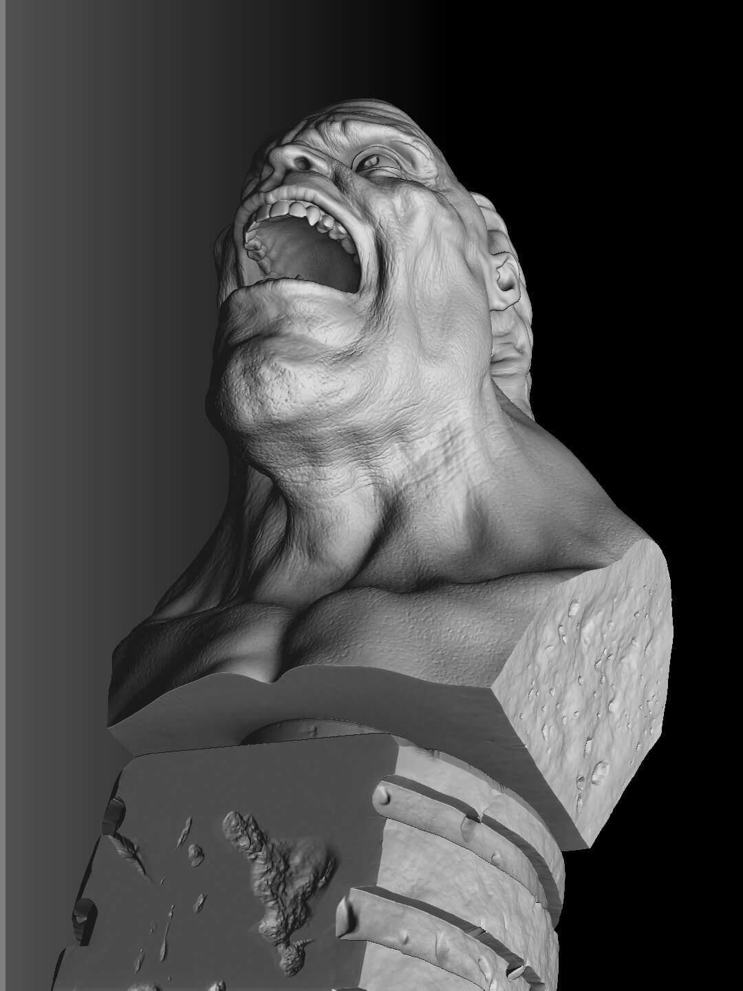 Goro 1995. Bust - 3D Model by naeem32