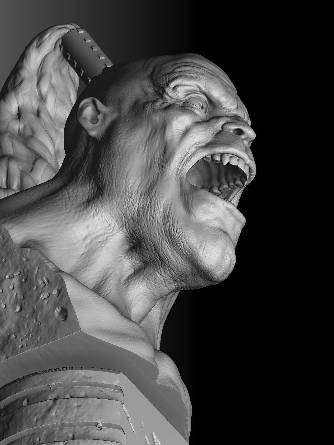 Goro 1995. Bust - 3D Model by naeem32