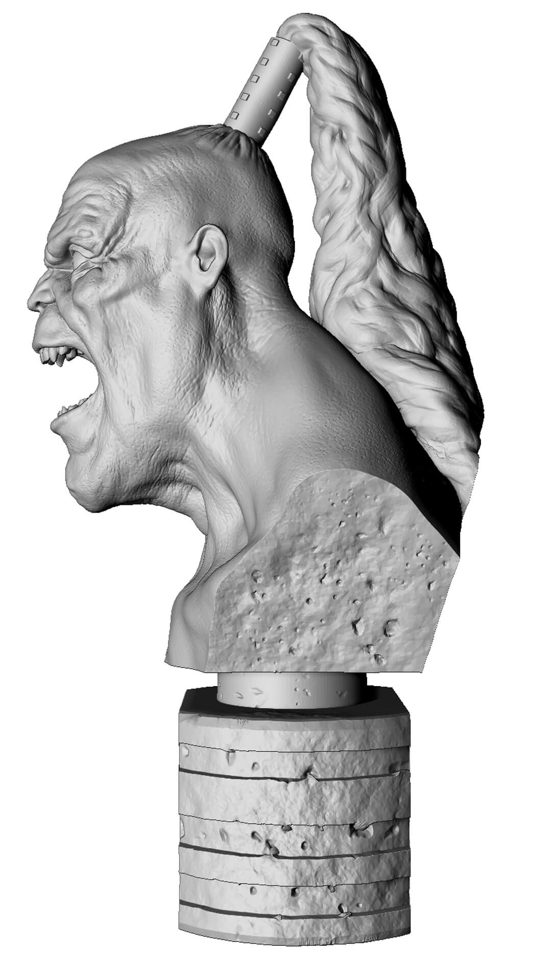 Goro 1995. Bust - 3D Model by naeem32