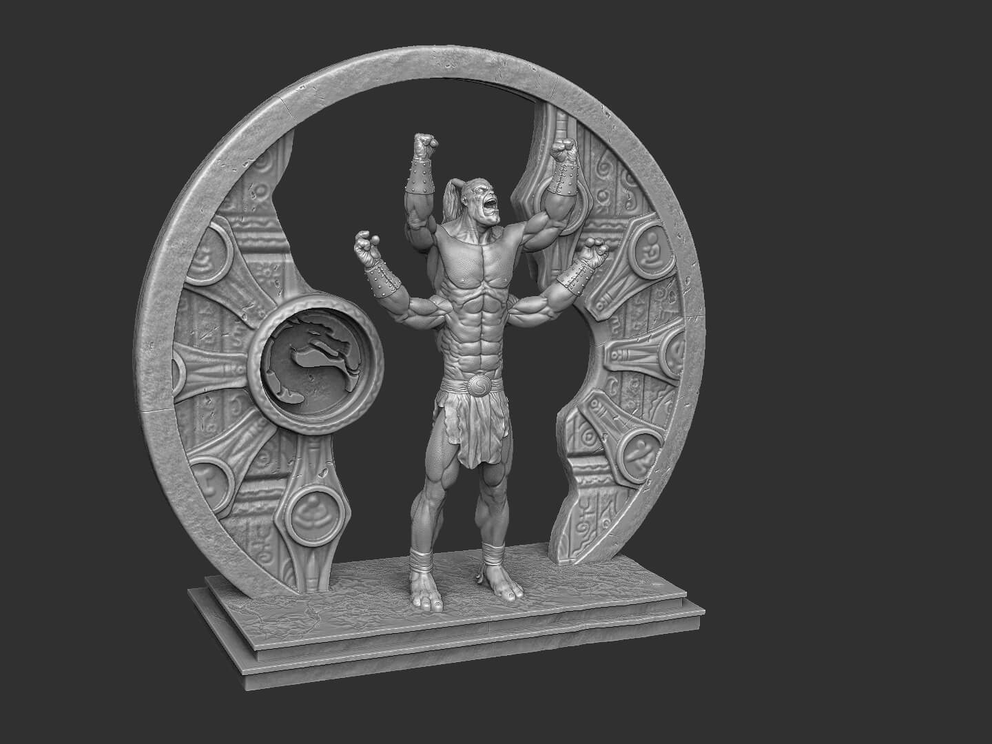 Goro Screams 1995 (Mortal Kombat) - 3D Model by naeem32