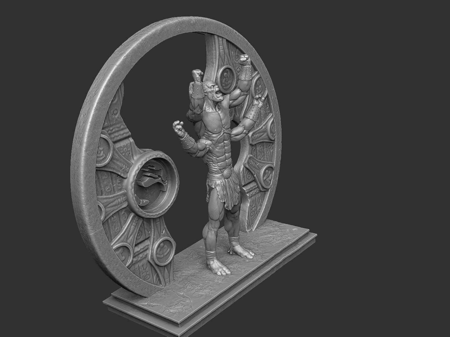 Goro Screams 1995 (Mortal Kombat) - 3D Model by naeem32