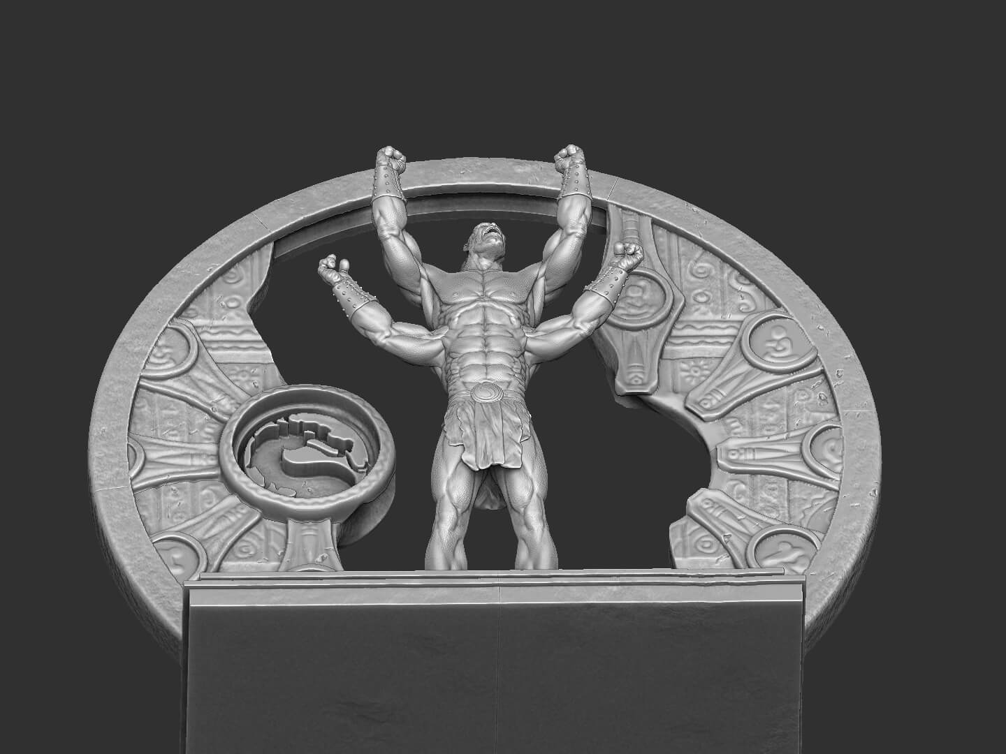 Goro Screams 1995 (Mortal Kombat) - 3D Model by naeem32