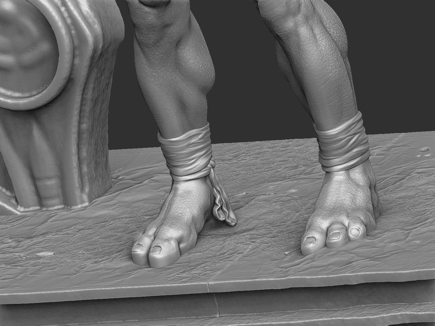 Goro Screams 1995 (Mortal Kombat) - 3D Model by naeem32