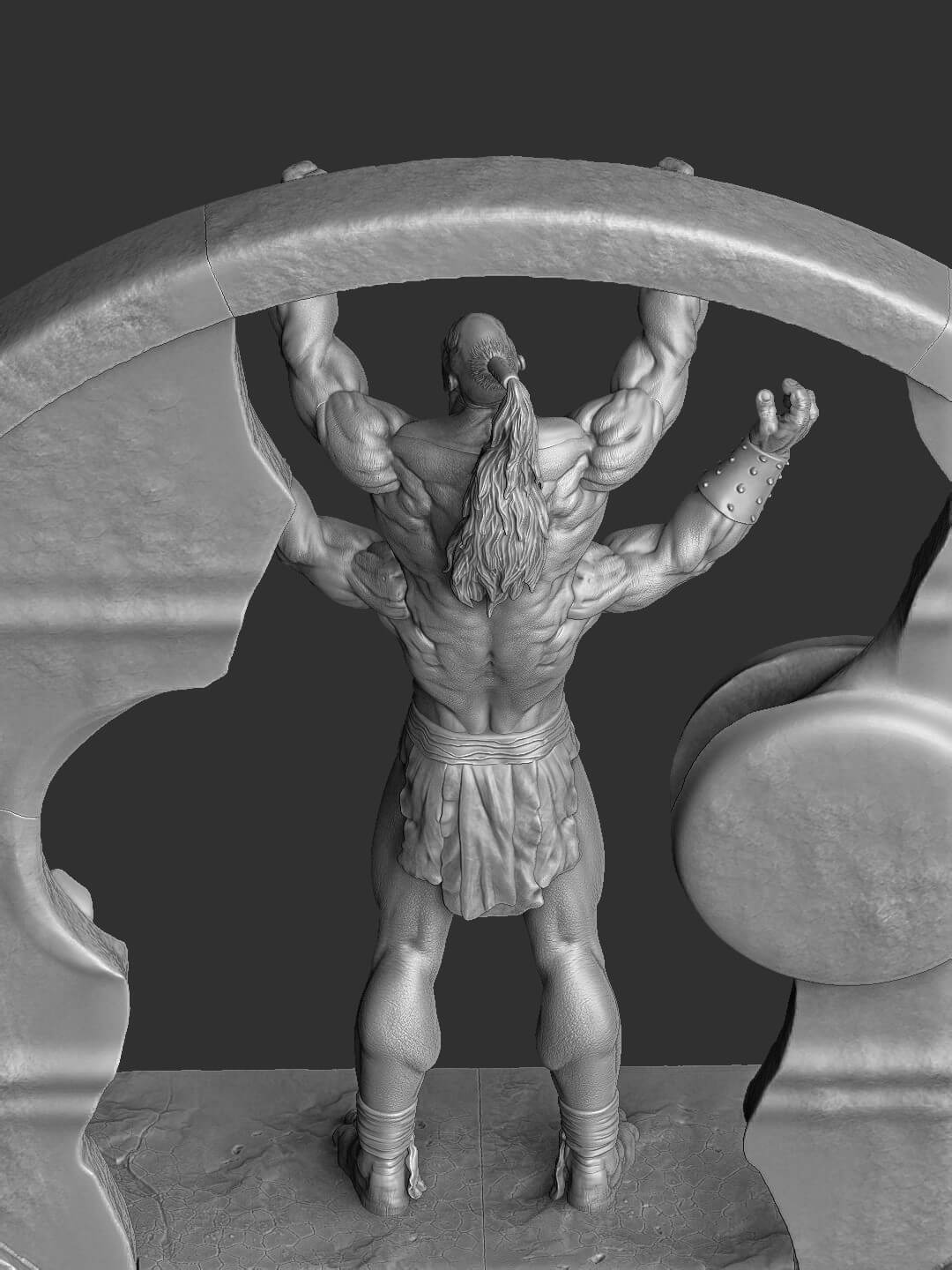 Goro Screams 1995 (Mortal Kombat) - 3D Model by naeem32