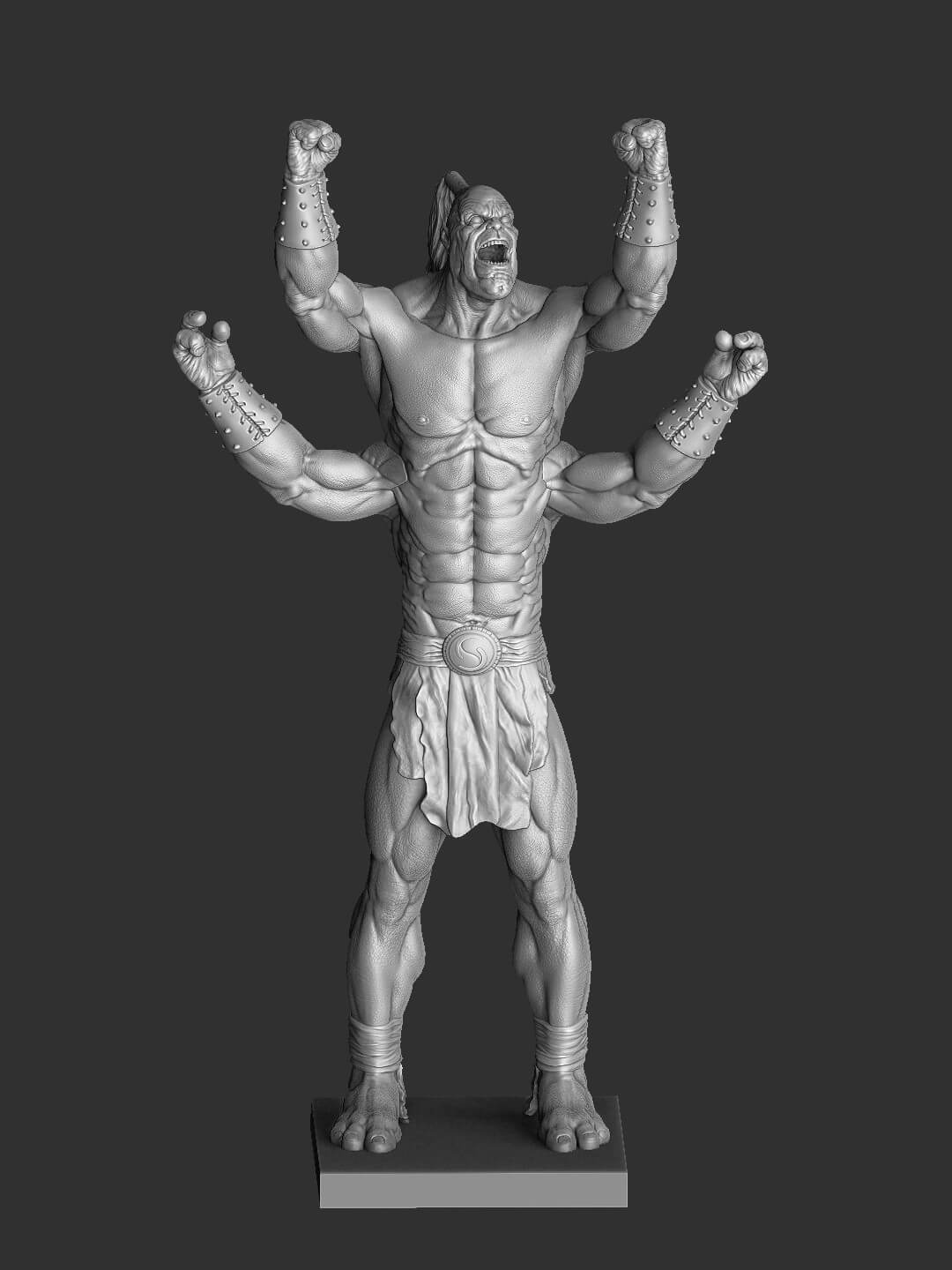 Goro Screams 1995 (Mortal Kombat) - 3D Model by naeem32