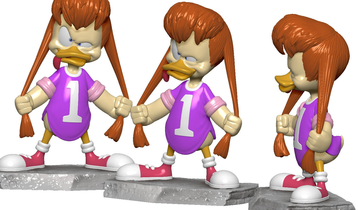 Gosalyn Mallard 2 - 3D Model by naeem32