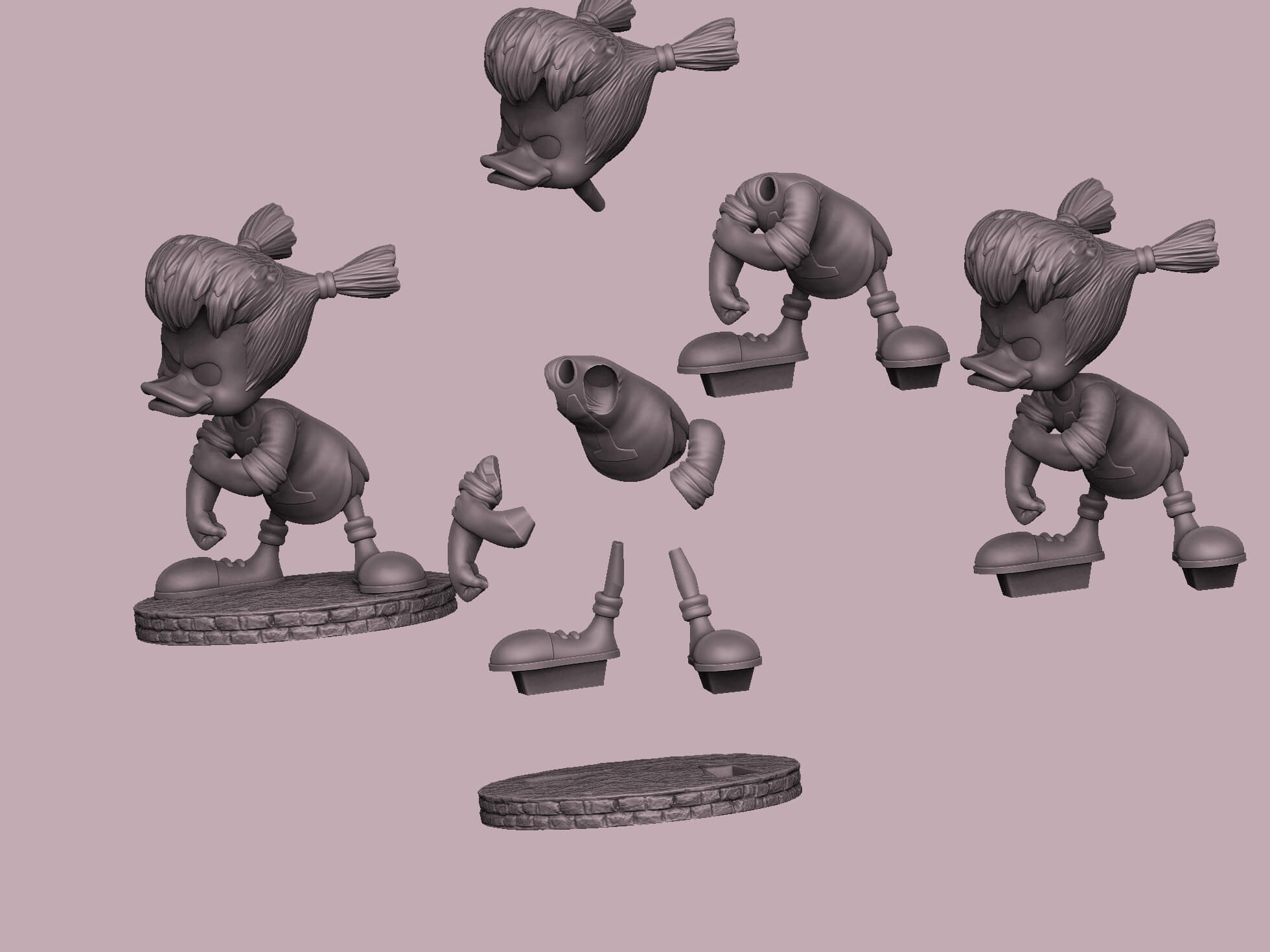 Gosalyn Mallard - 3D Model by naeem32