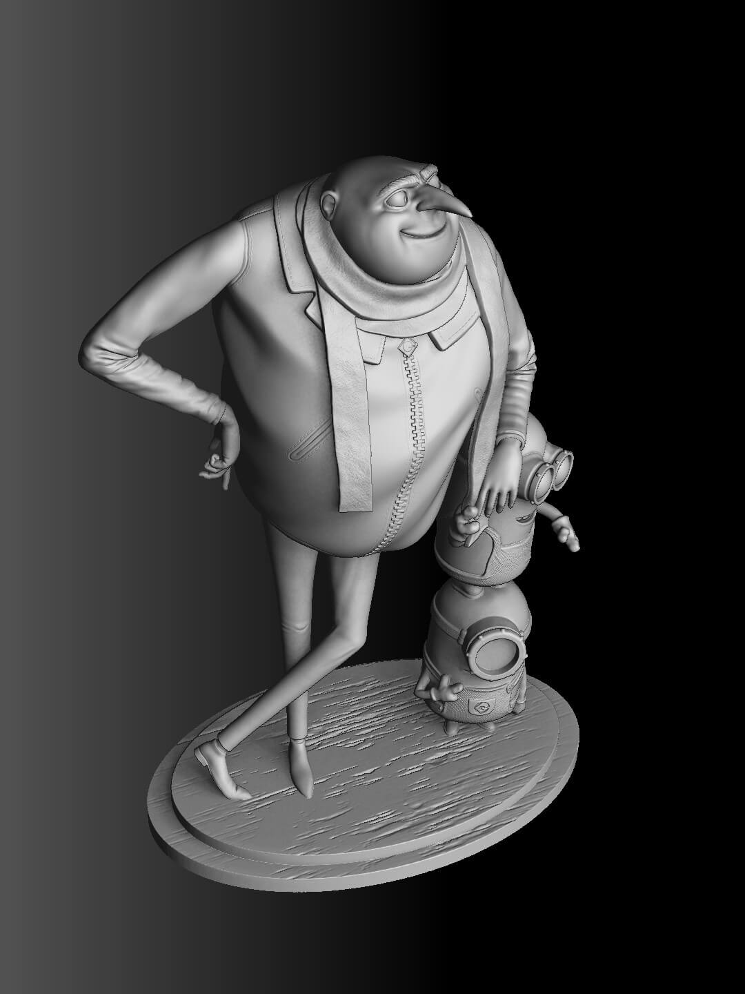 Gru for 3D Printing Stl by naeem32