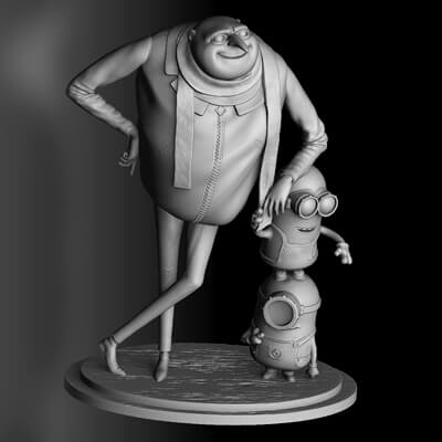 Gru - 3D Model by naeem32