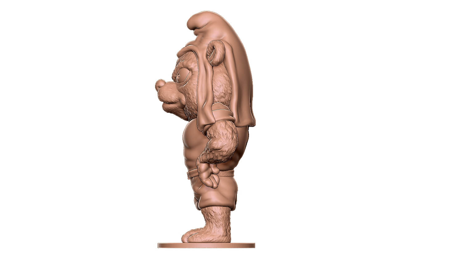 Gruffi Gummy Bear for 3D Printing Stl by naeem32