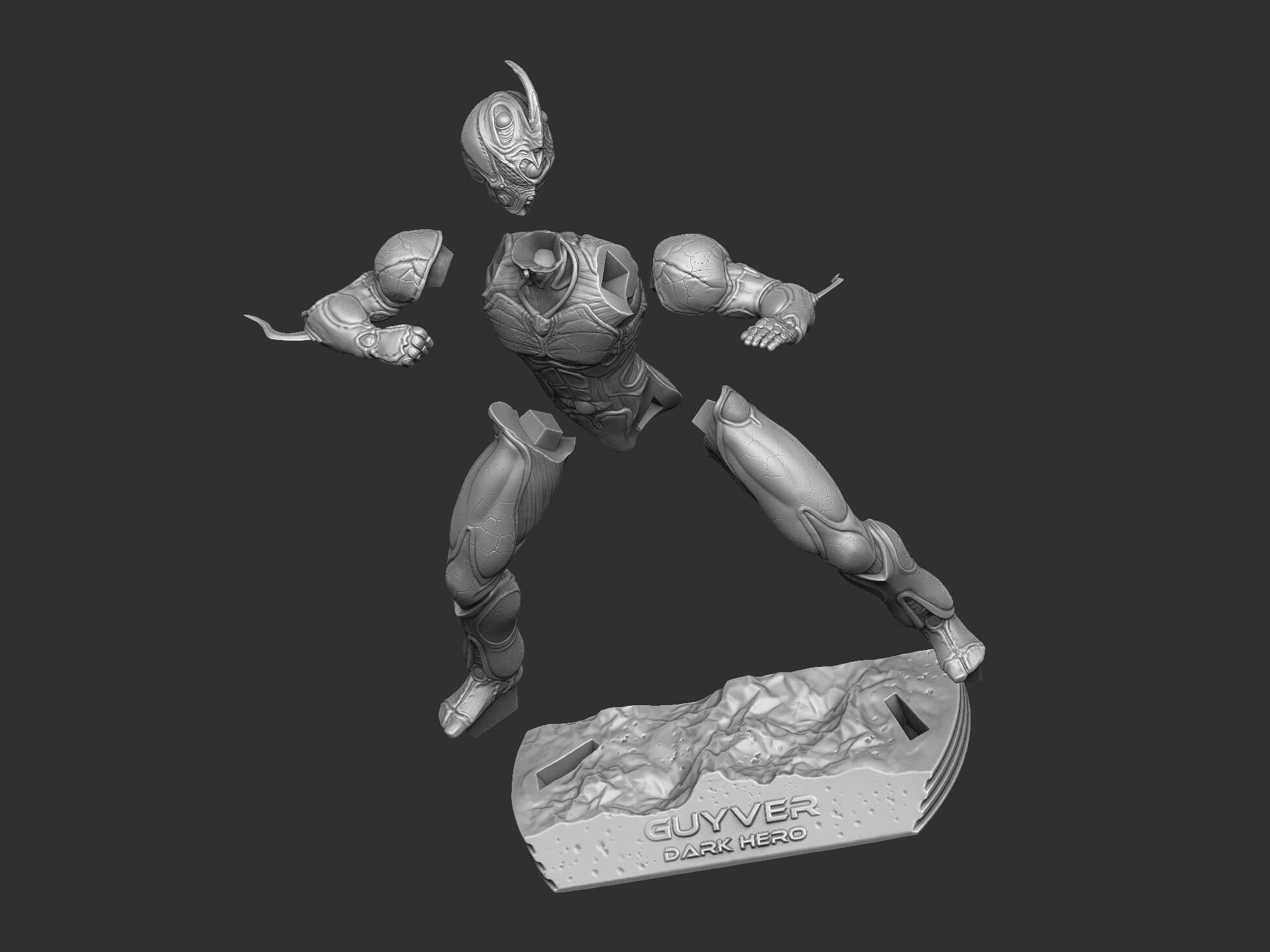 Guyver. Dark Hero - 3D Model by naeem32