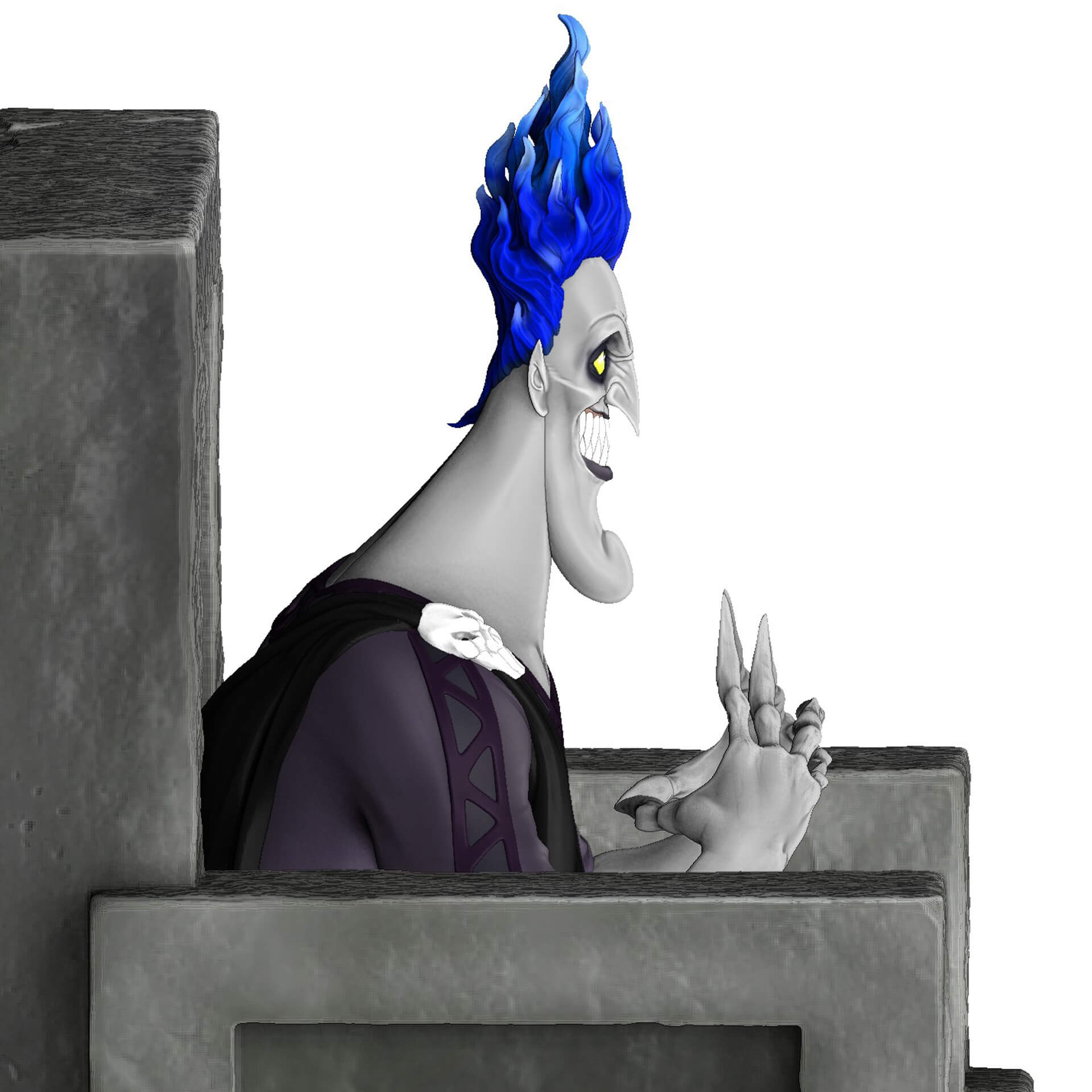 Hades From The 1997 Cartoon "Hercules" - 3D Model by naeem32