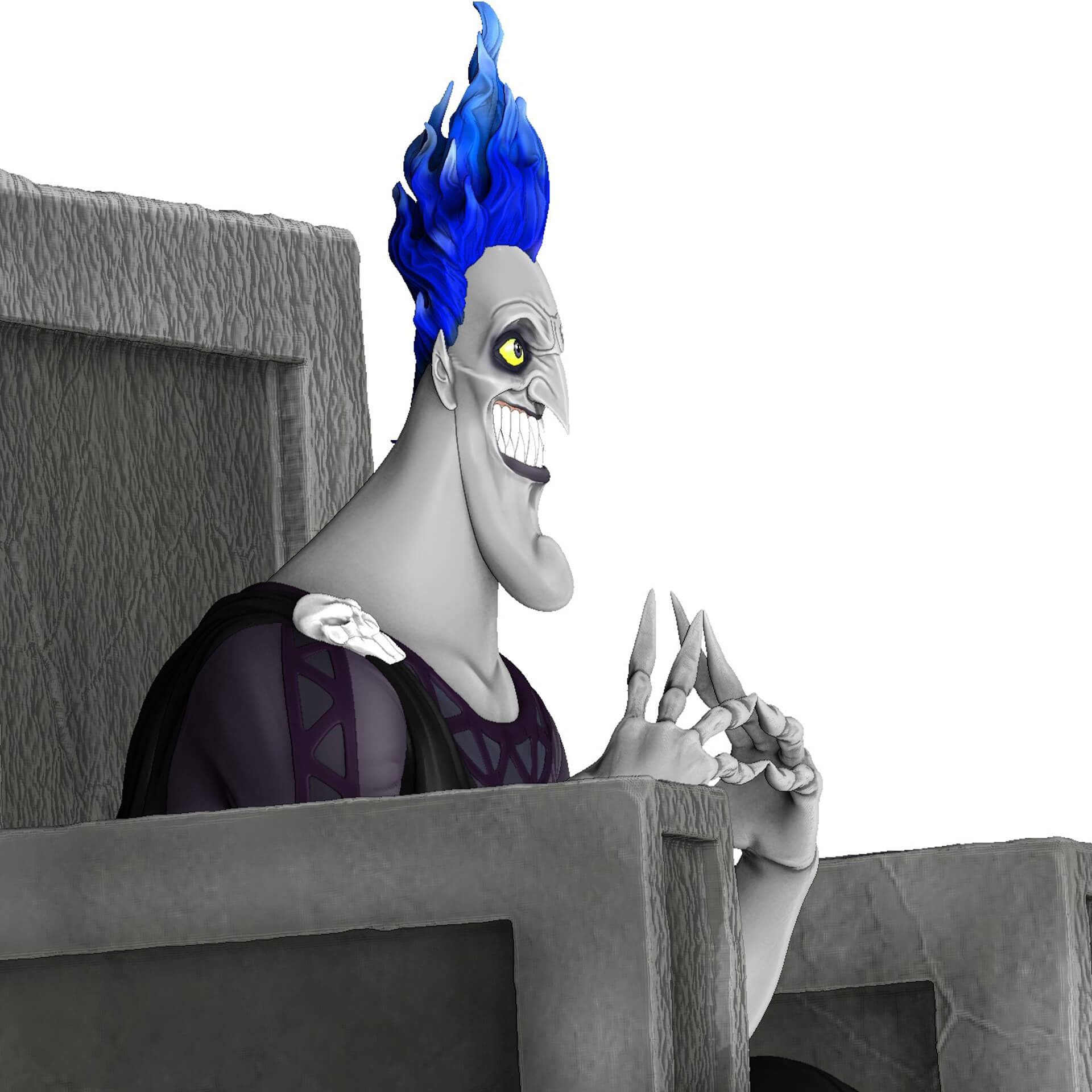Hades From The 1997 Cartoon "Hercules" - 3D Model by naeem32