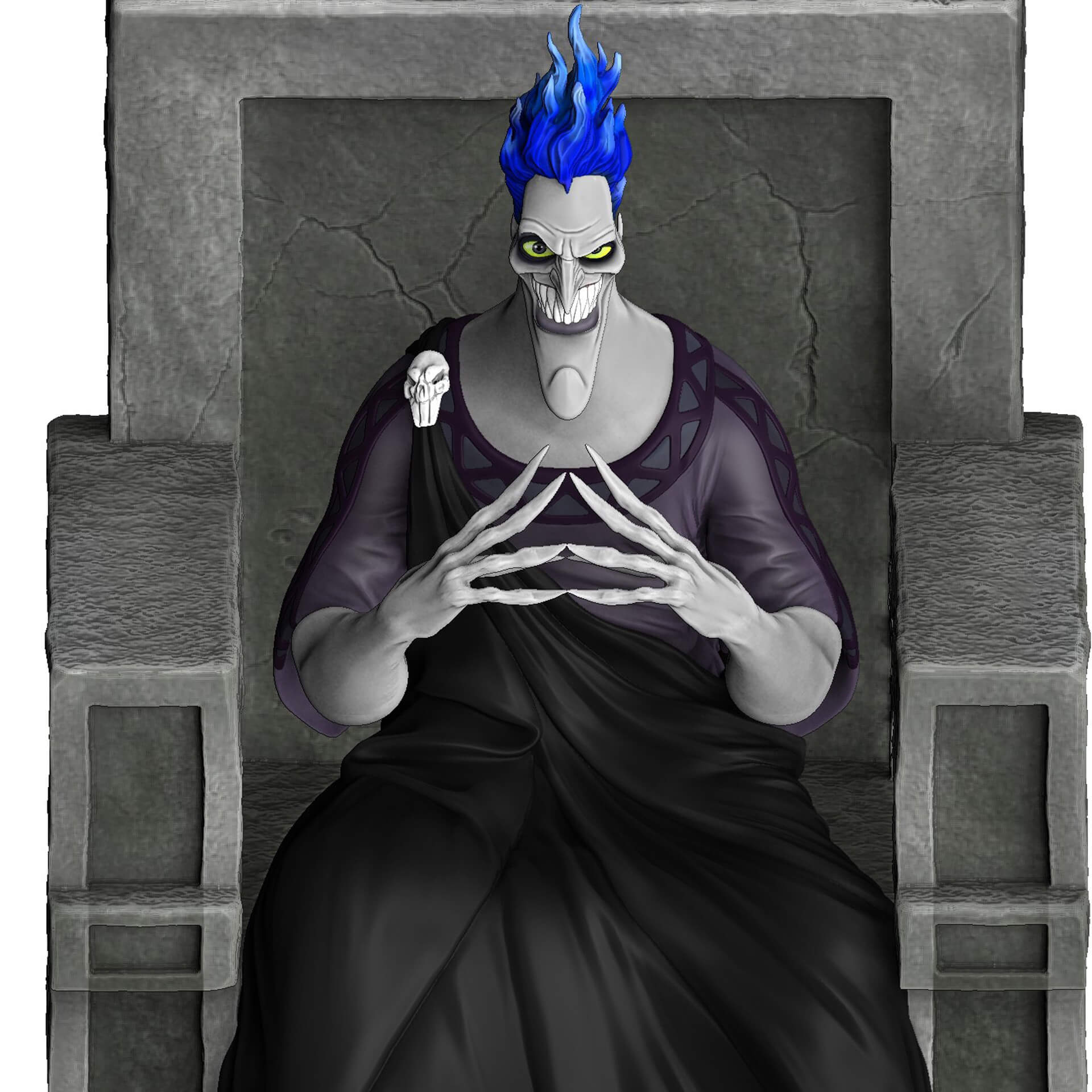 Hades From The 1997 Cartoon "Hercules" - 3D Model by naeem32