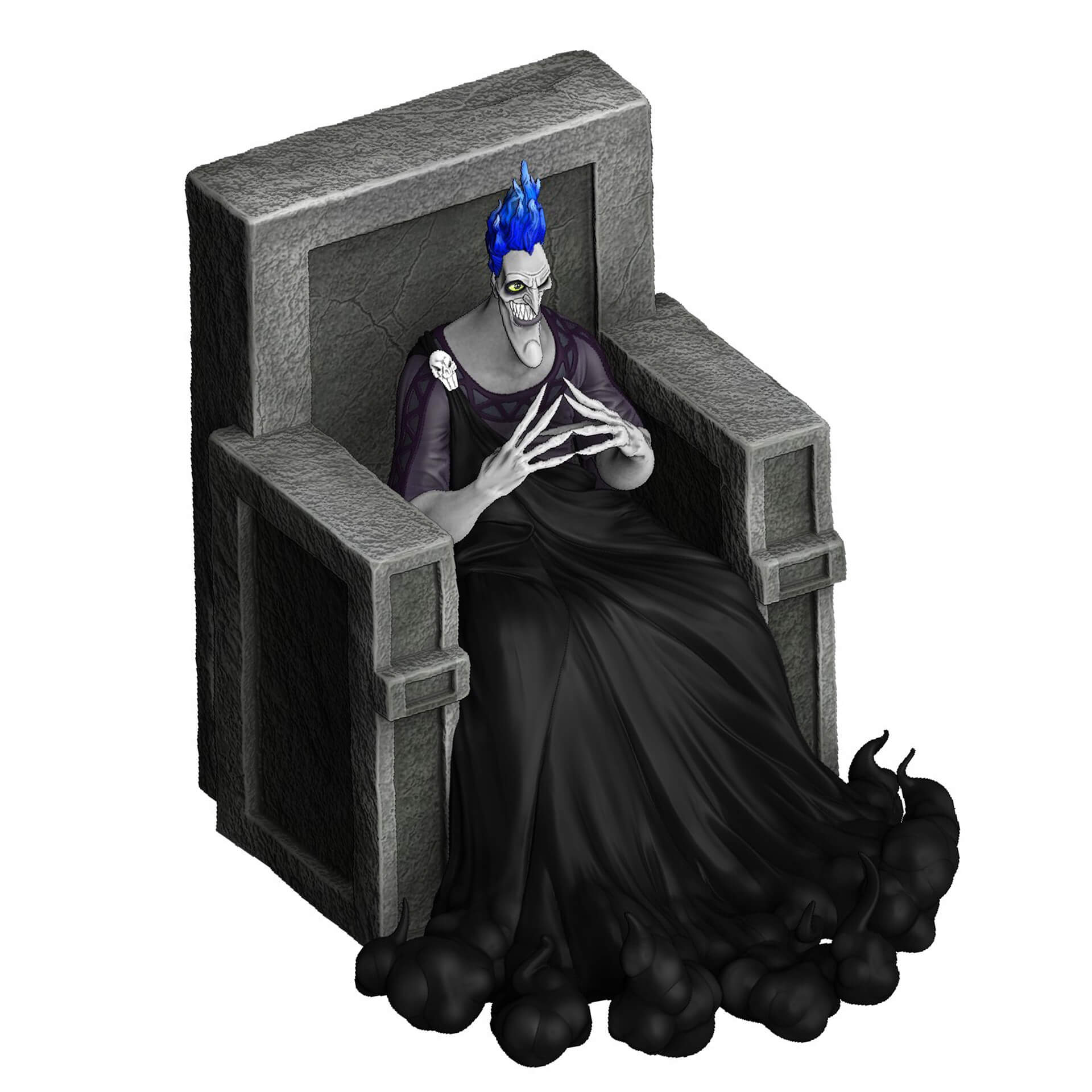 Hades From The 1997 Cartoon "Hercules" - 3D Model by naeem32