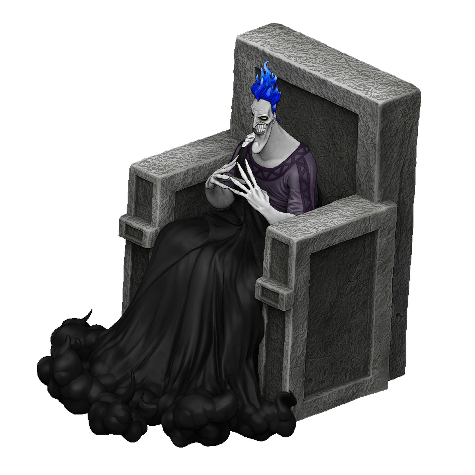 Hades From The 1997 Cartoon "Hercules" - 3D Model by naeem32