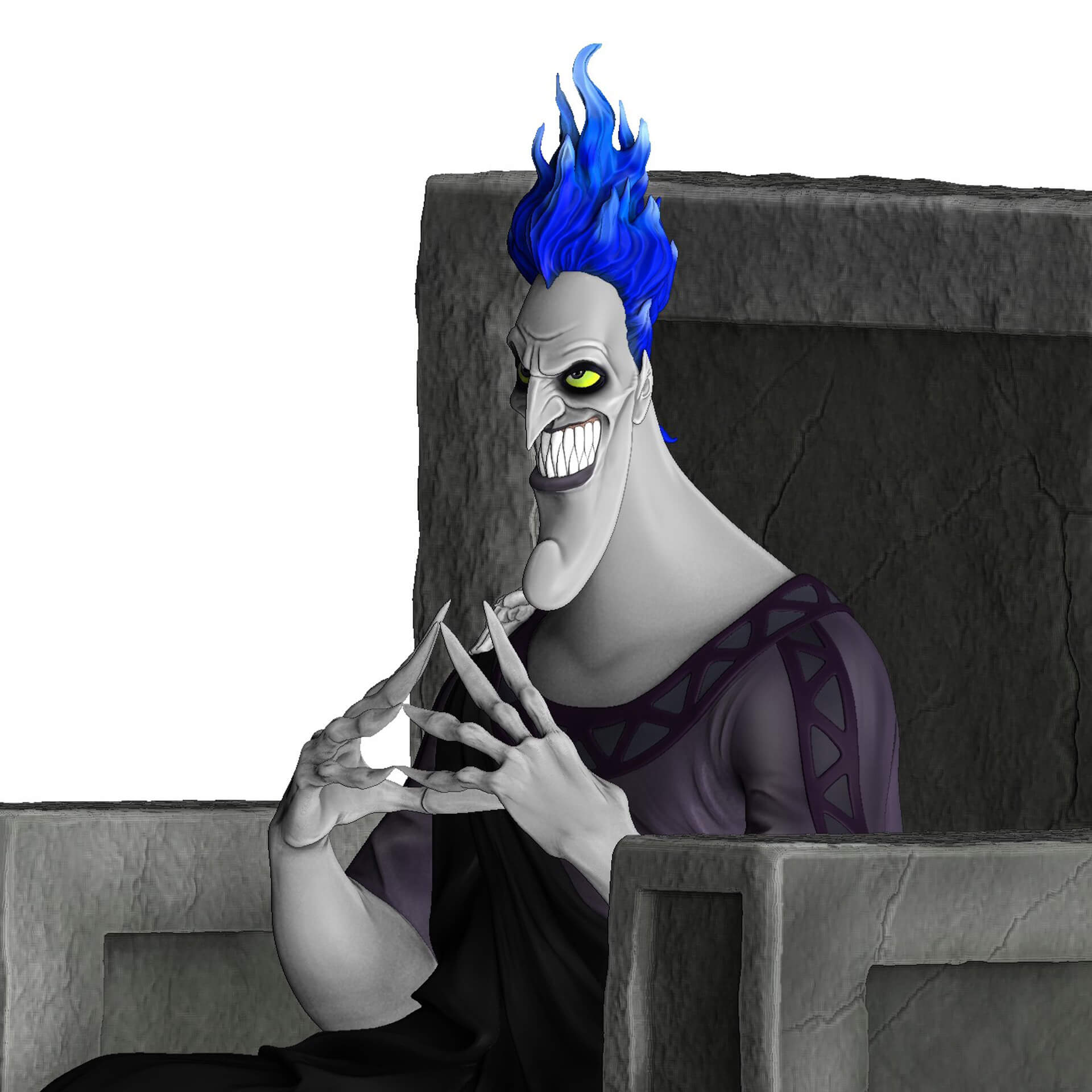 Hades From The 1997 Cartoon "Hercules" - 3D Print Model by naeem32