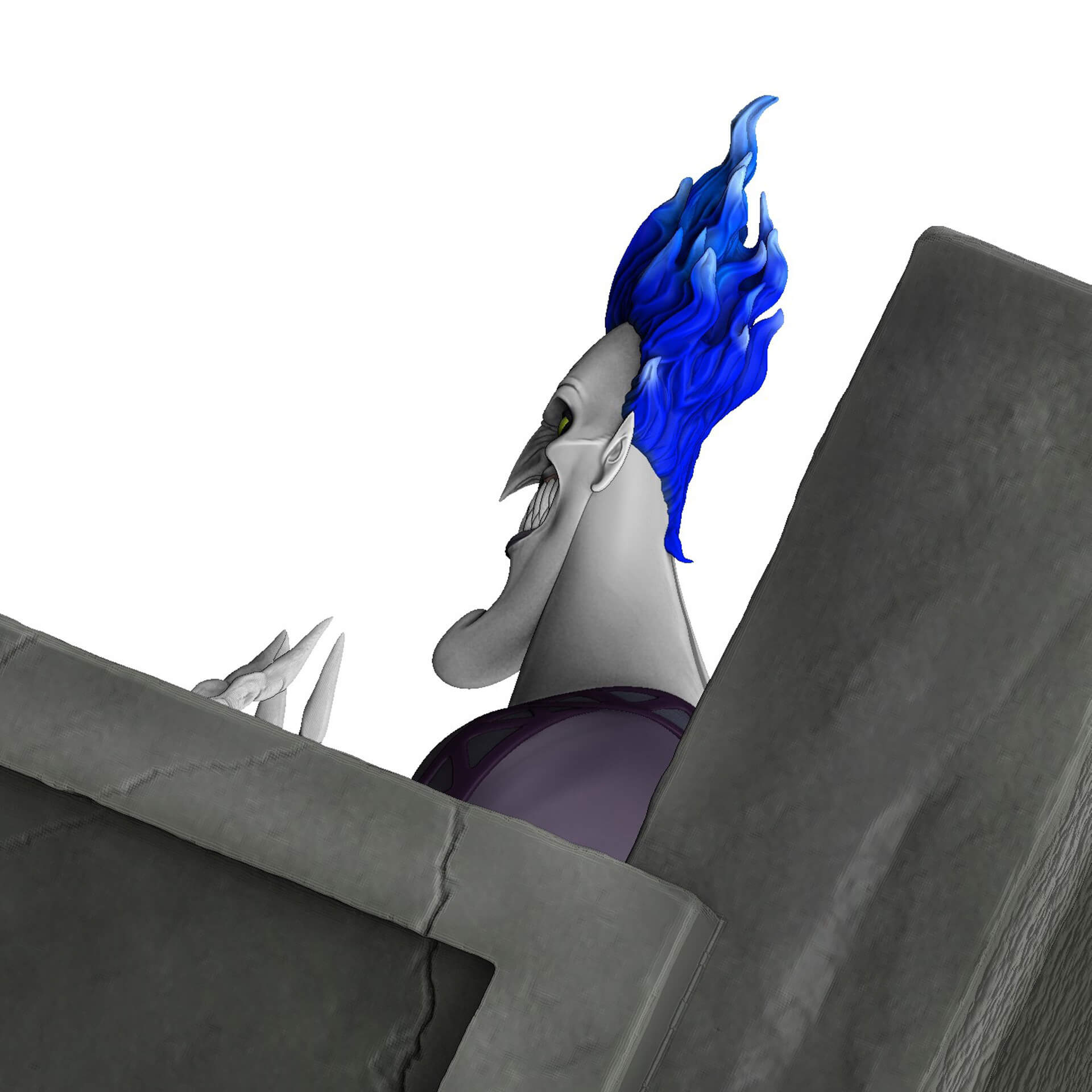Hades From The 1997 Cartoon "Hercules" - 3D Model by naeem32