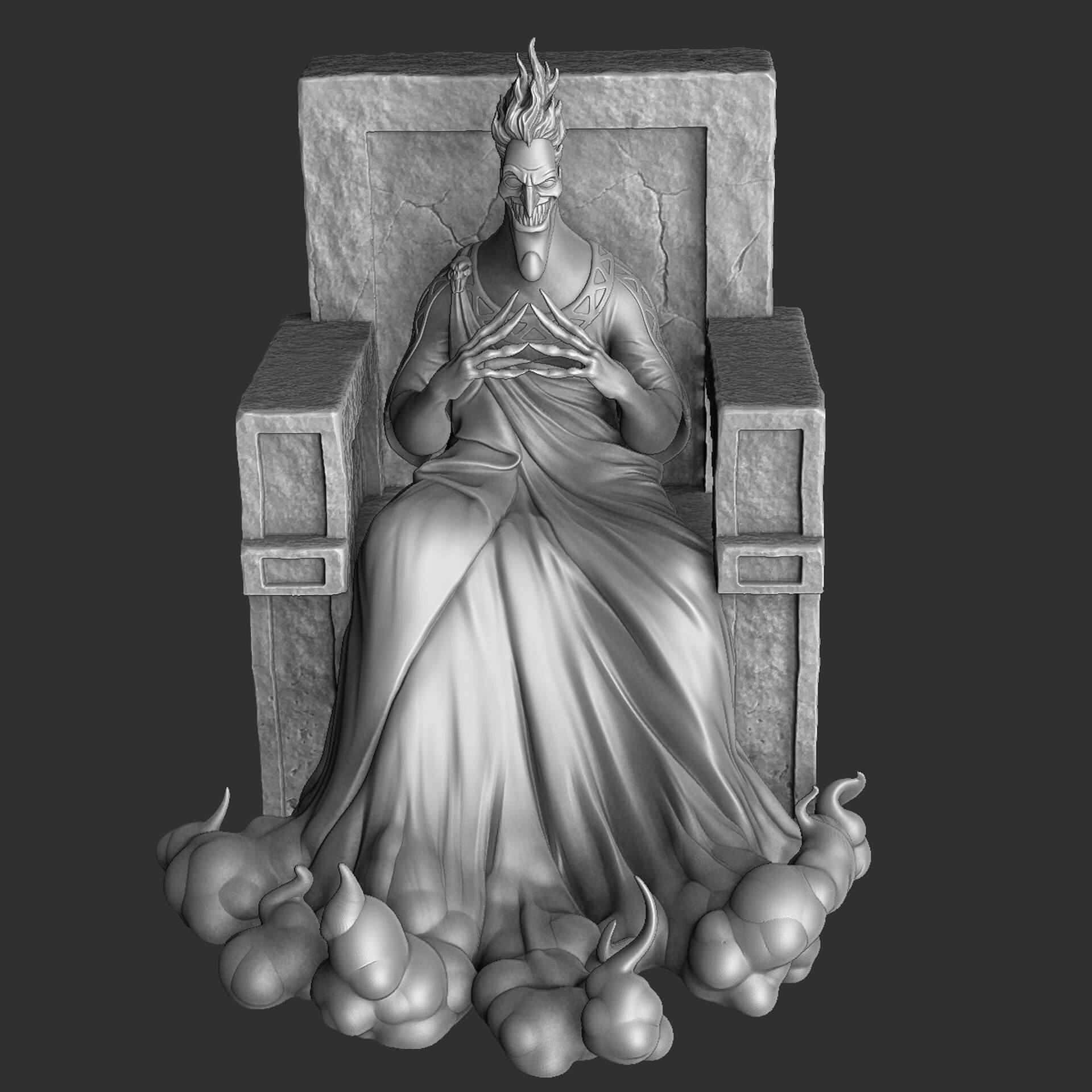 Hades From The 1997 Cartoon "Hercules" - 3D Model by naeem32