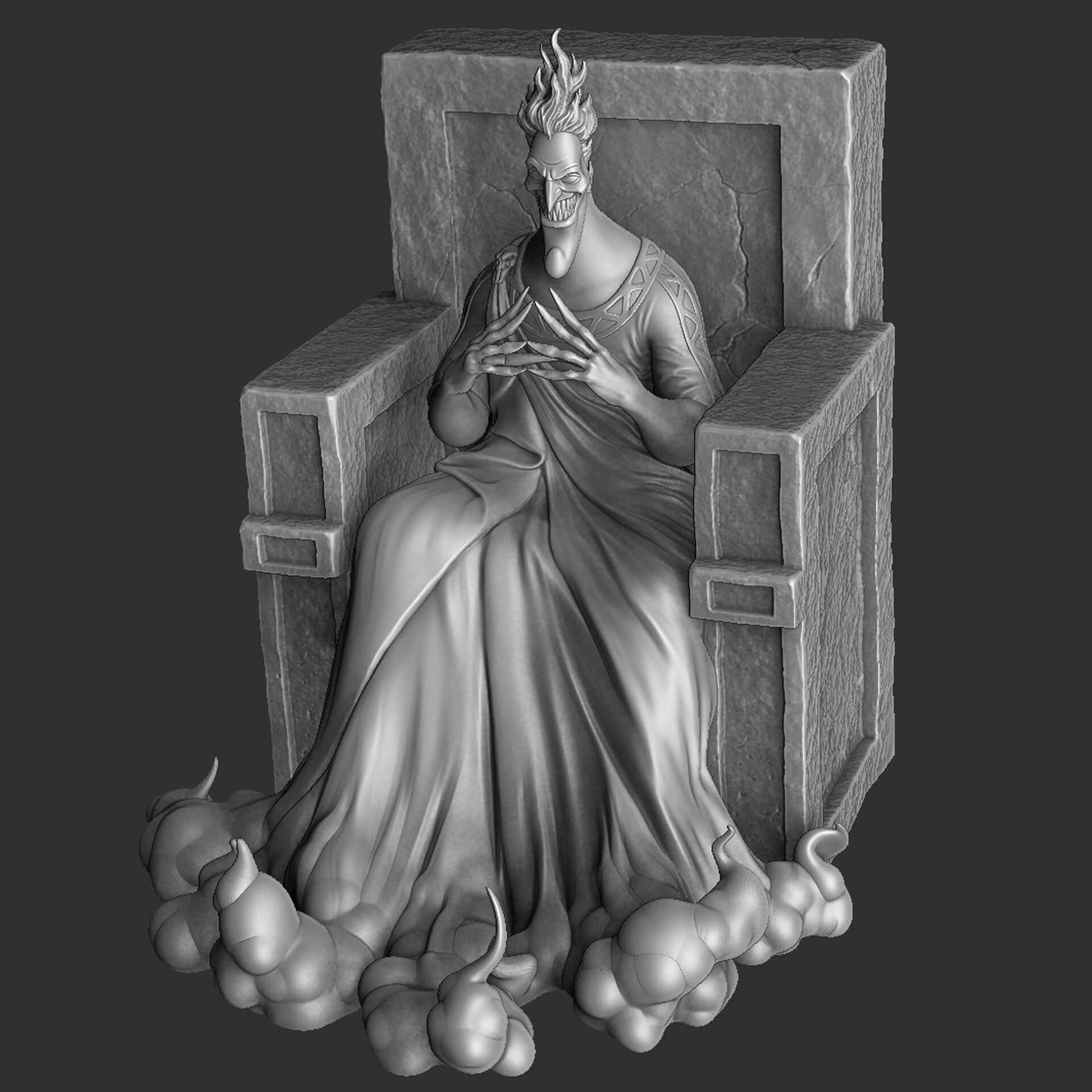 Hades From The 1997 Cartoon "Hercules" - 3D Print Model by naeem32