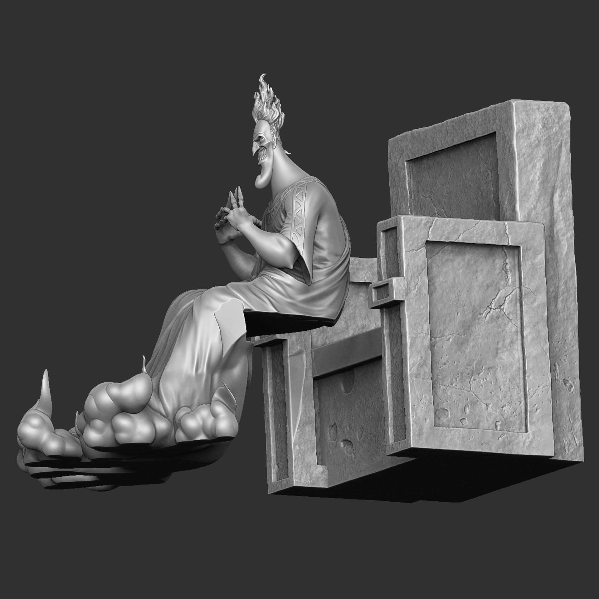 Hades From The 1997 Cartoon "Hercules" - 3D Model by naeem32