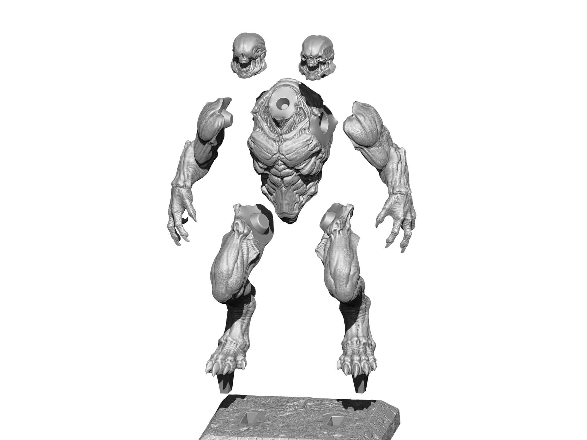 Hell Knight Doom - 3D Model by naeem32