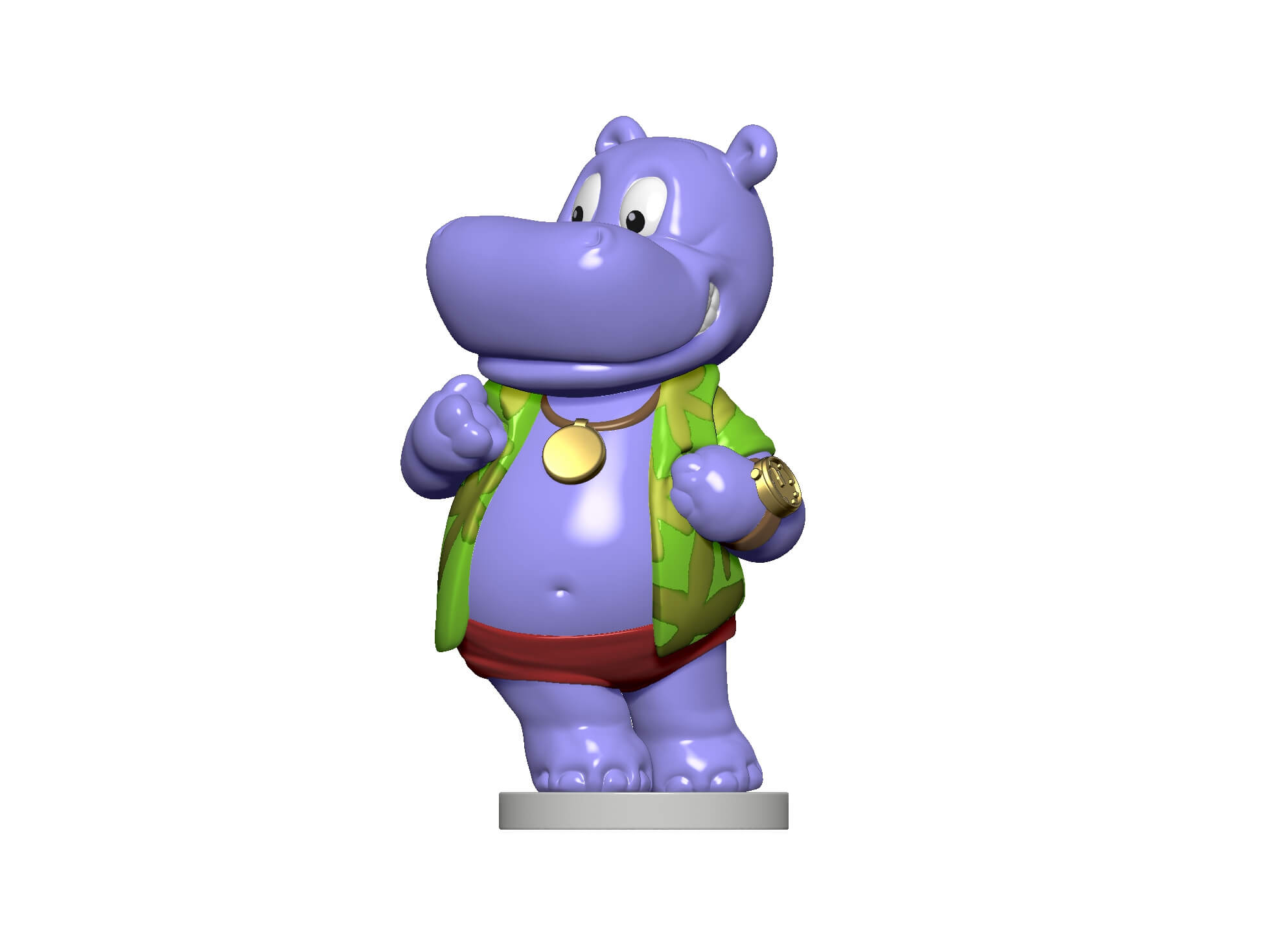 Hippo Niko Neureich Kindersurprise - 3D Model by naeem32