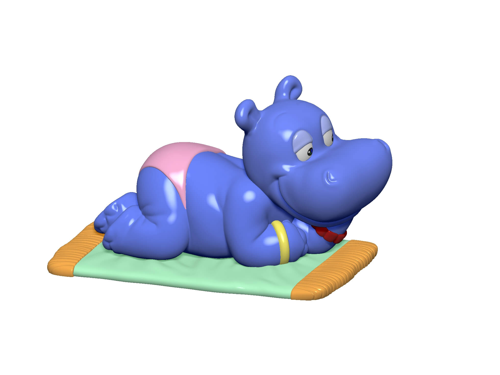 Hippos Babsi Baby Kindersurprise 1992 - 3D Print Model by naeem32