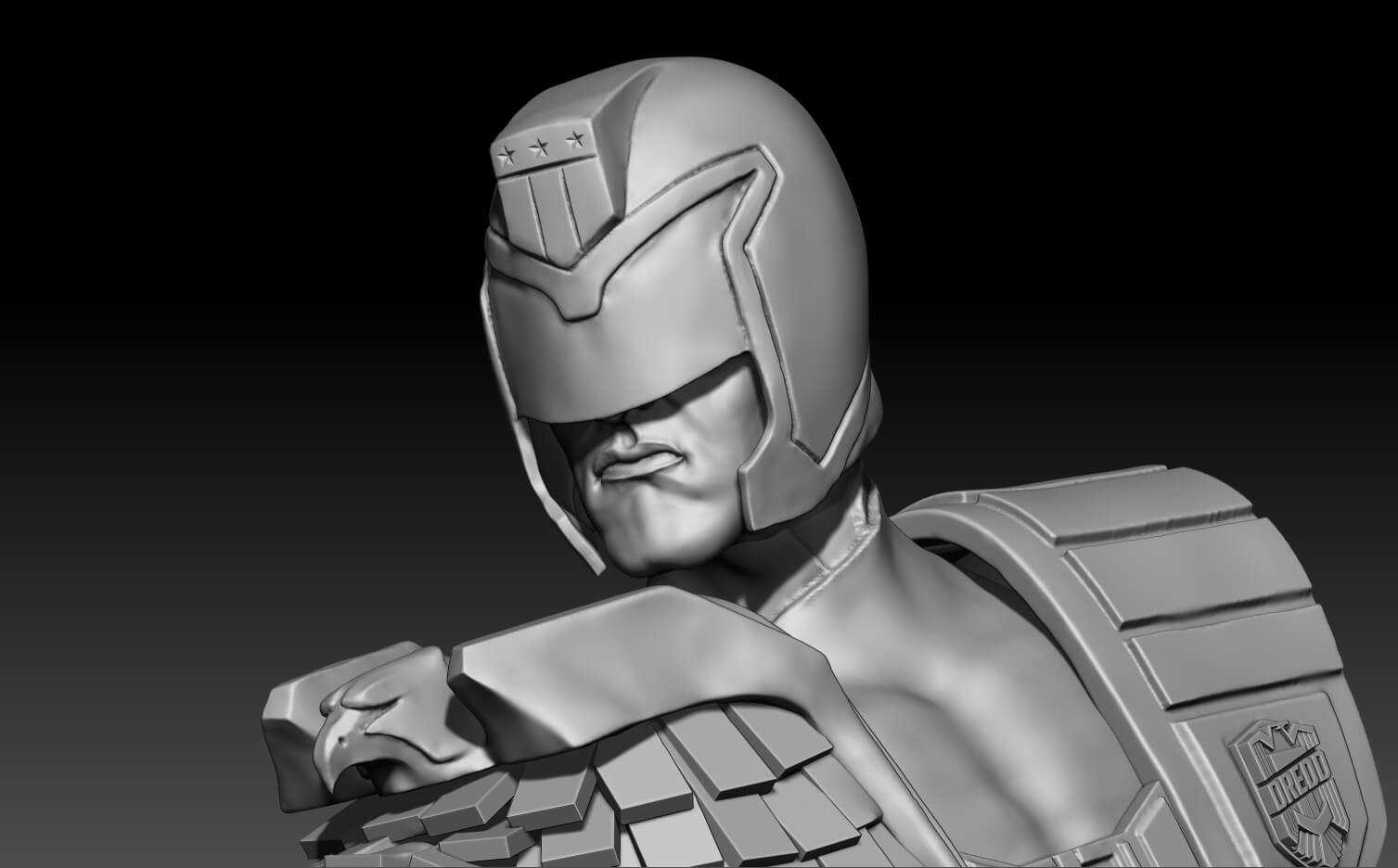 Judge Dredd 1996 - 3D Model by naeem32