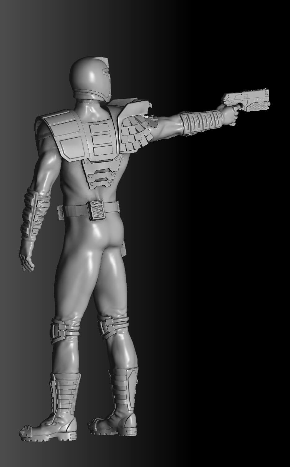 Judge Dredd 1996 - 3D Model by naeem32