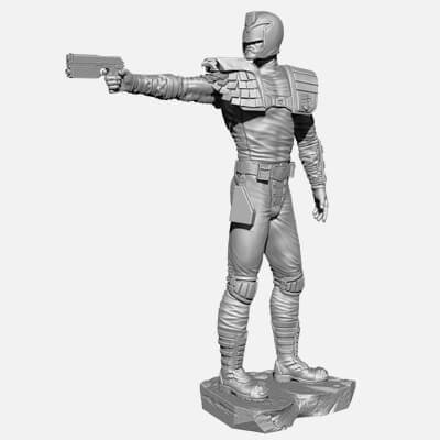 Judge Dredd 1996 - 3D Model by naeem32