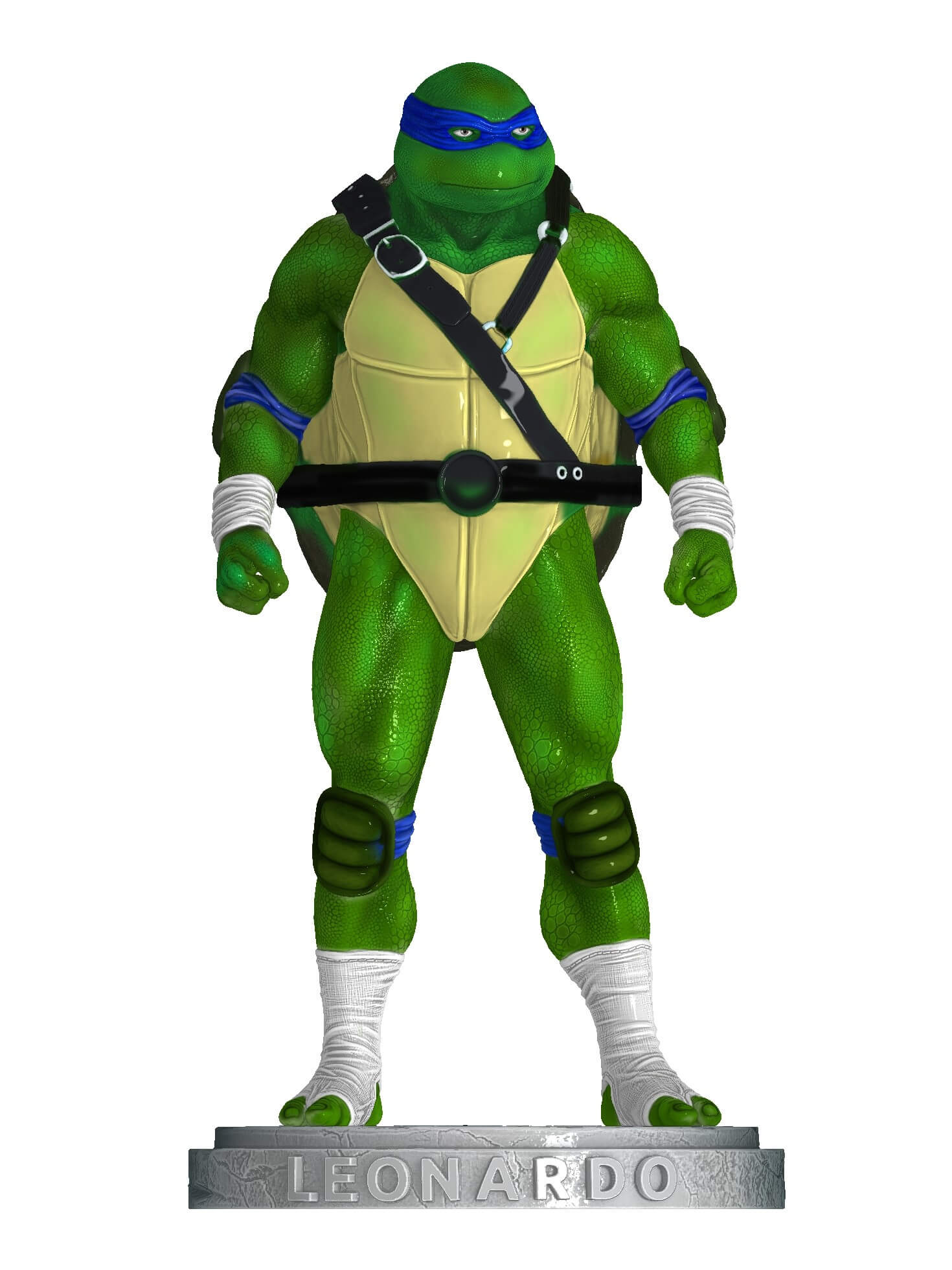Leonardo (Ninja Turtles) - 3D Model by naeem32