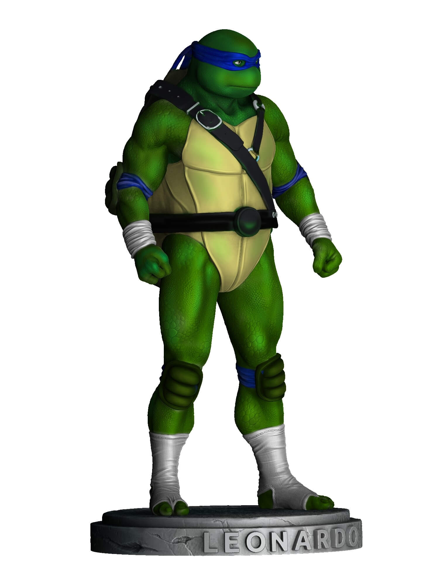 Leonardo (Ninja Turtles) - 3D Model by naeem32