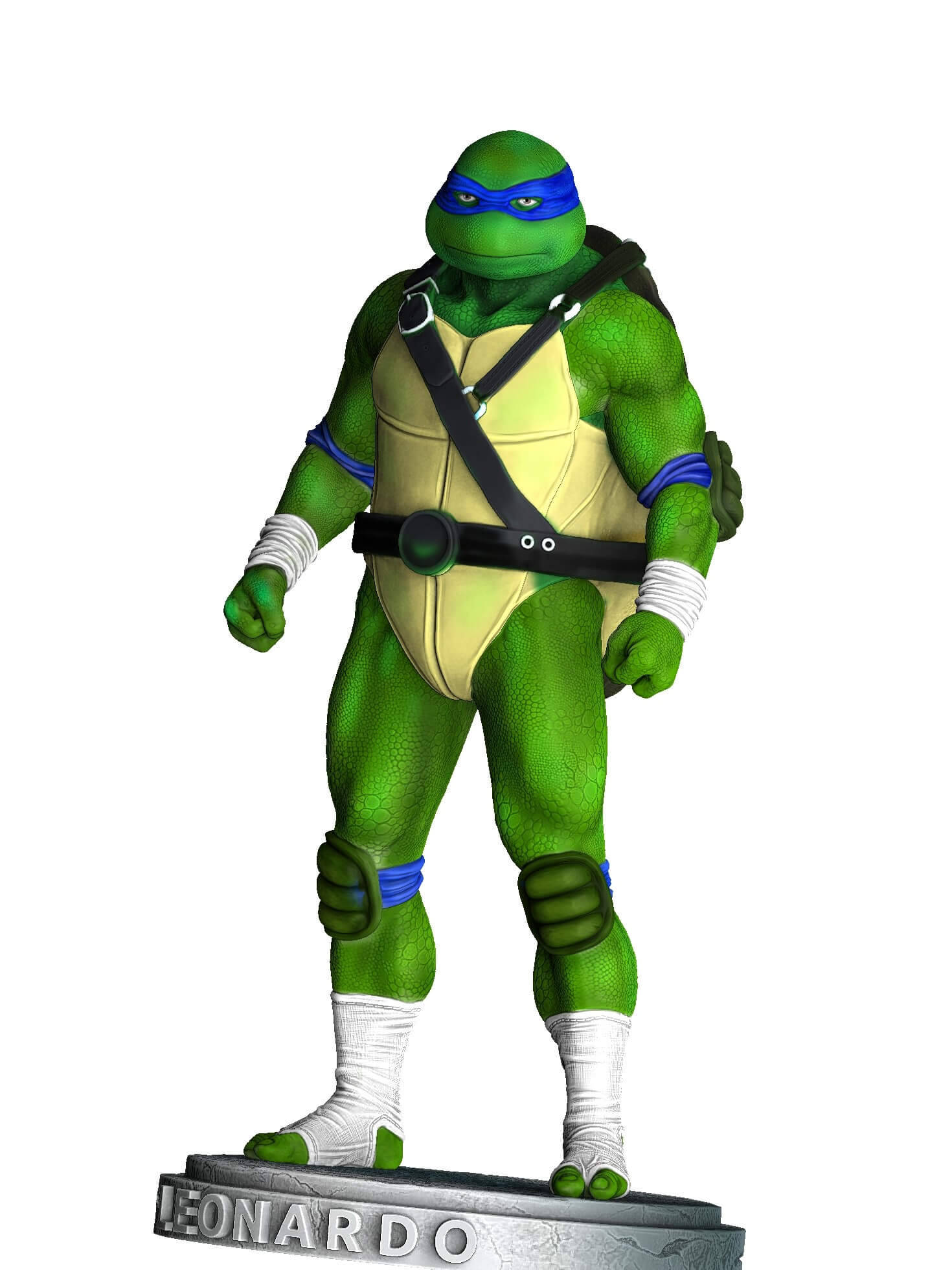 Leonardo (Ninja Turtles) - 3D Model by naeem32
