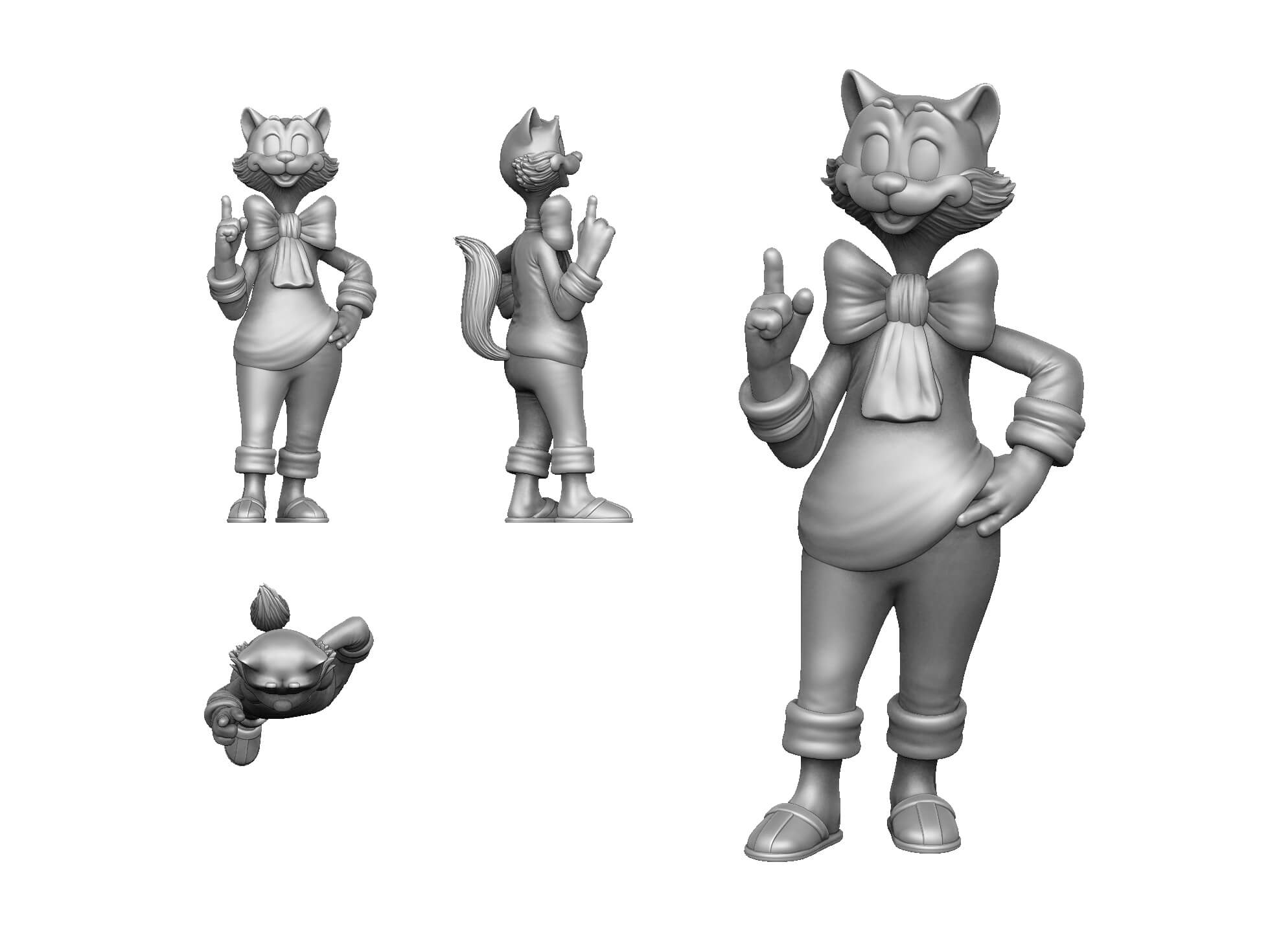 Leopold The Cat - 3D Model by naeem32